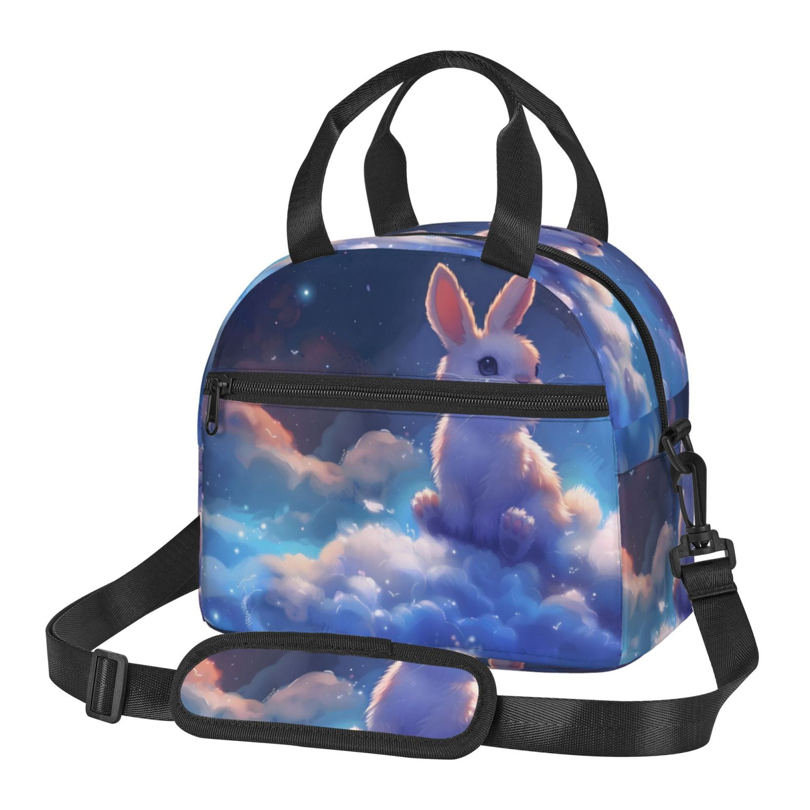 Honeii Cloud Cute Rabbit for Insulated Lunch Box, Lunch Bag Lunch Cag ...