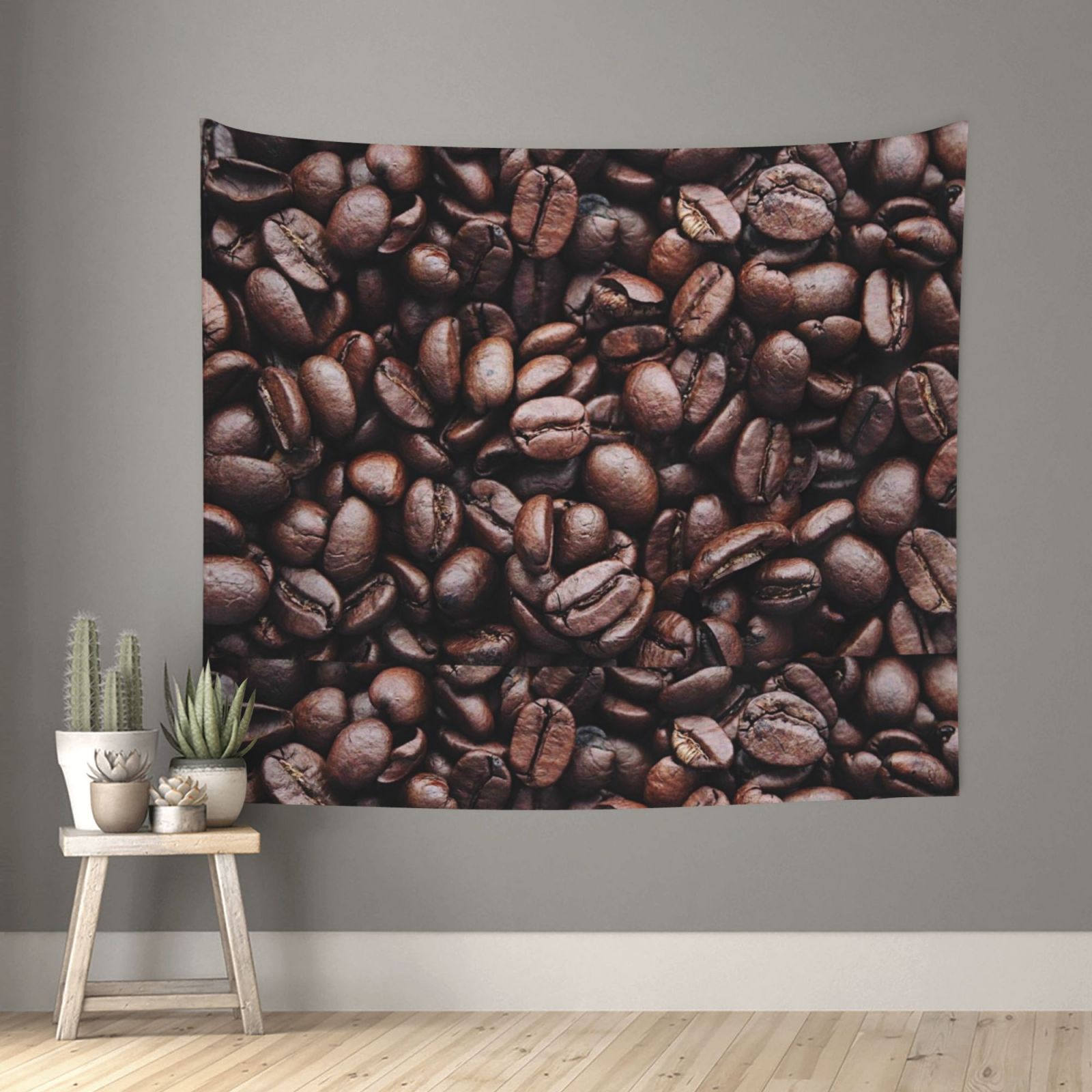 Honeii Coffee Bean print Tapestry for Bedroom, Tapestry Wall Tapestry ...