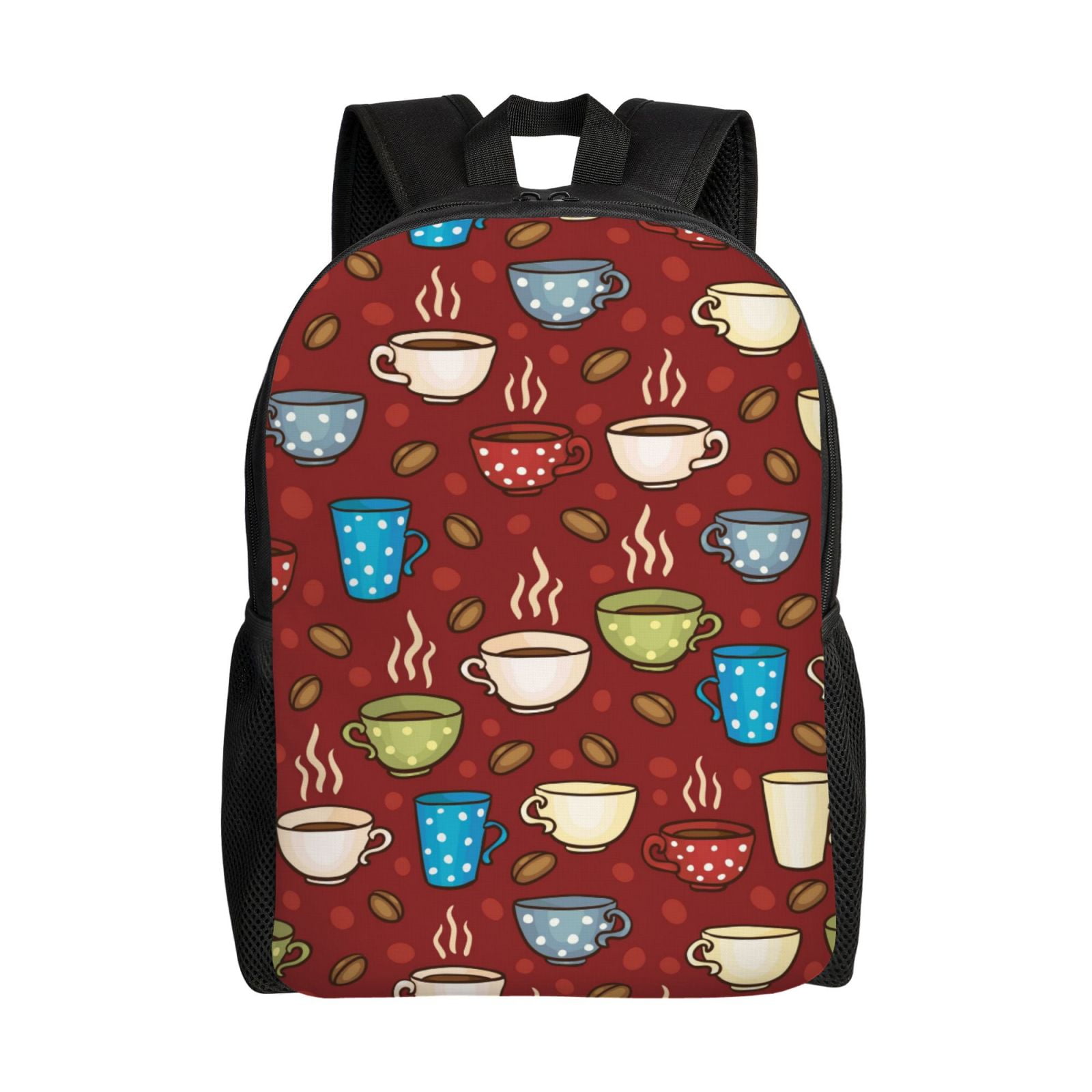 Honeii Coffee Cups Print Laptop Backpack for Work, College, Travel ...