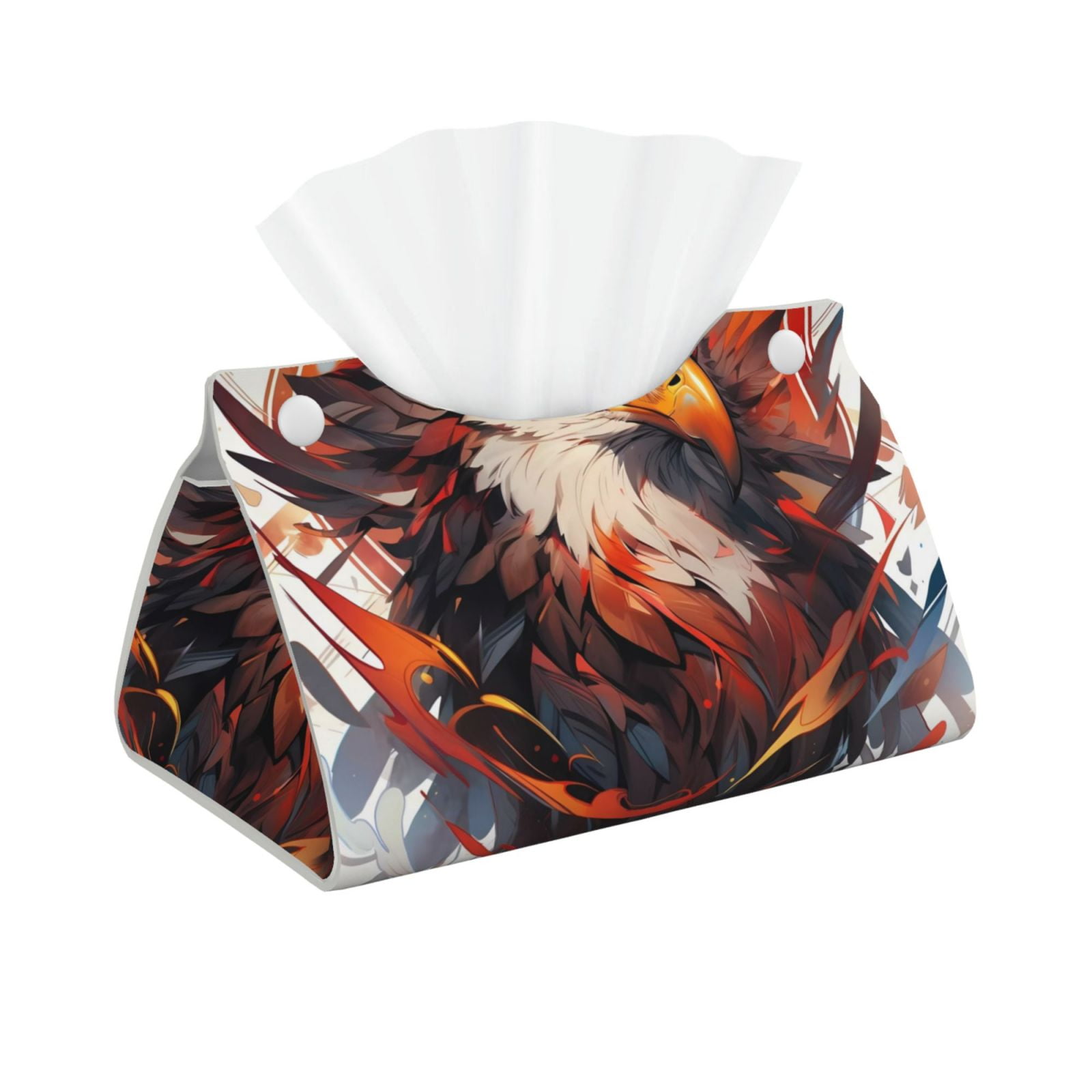 Honeii Colorful Abstract Eagle for Tissue Box Cover/Holder - Covers ...