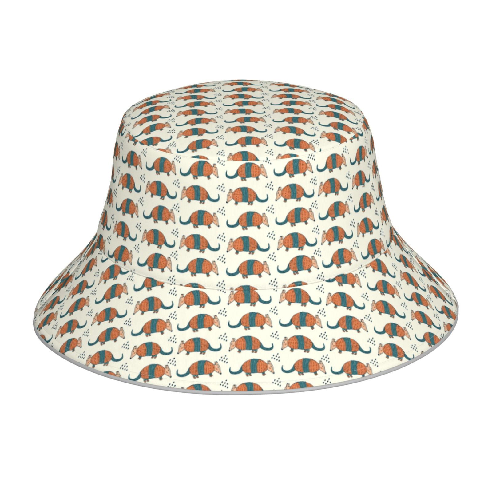 Honeii Colorful Armadillos for Unisex Bucket Hat Waterproof Rain Hat ...