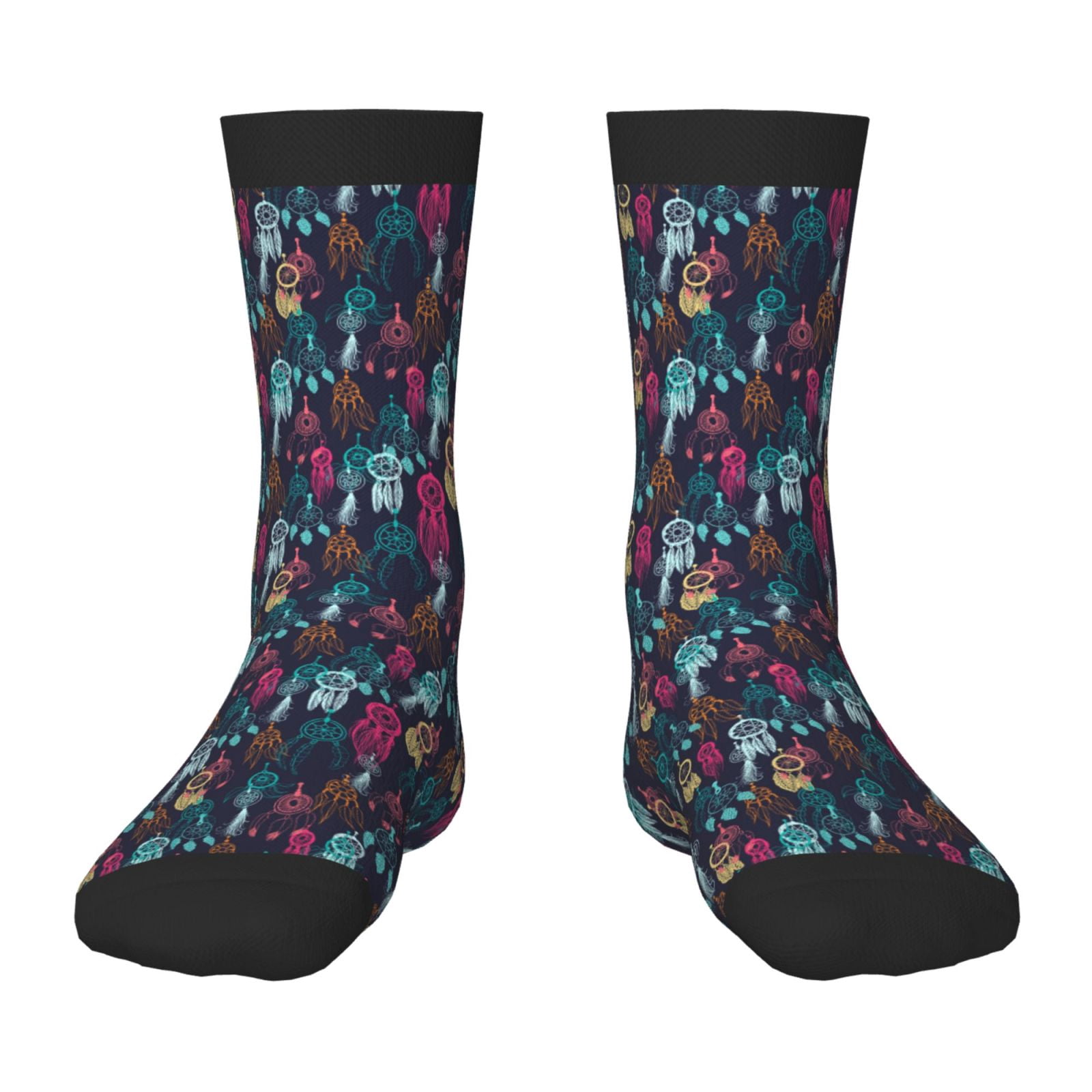 Honeii Colorful Dreamcatcher1 Print Children's Colorful Socks,Unisex ...