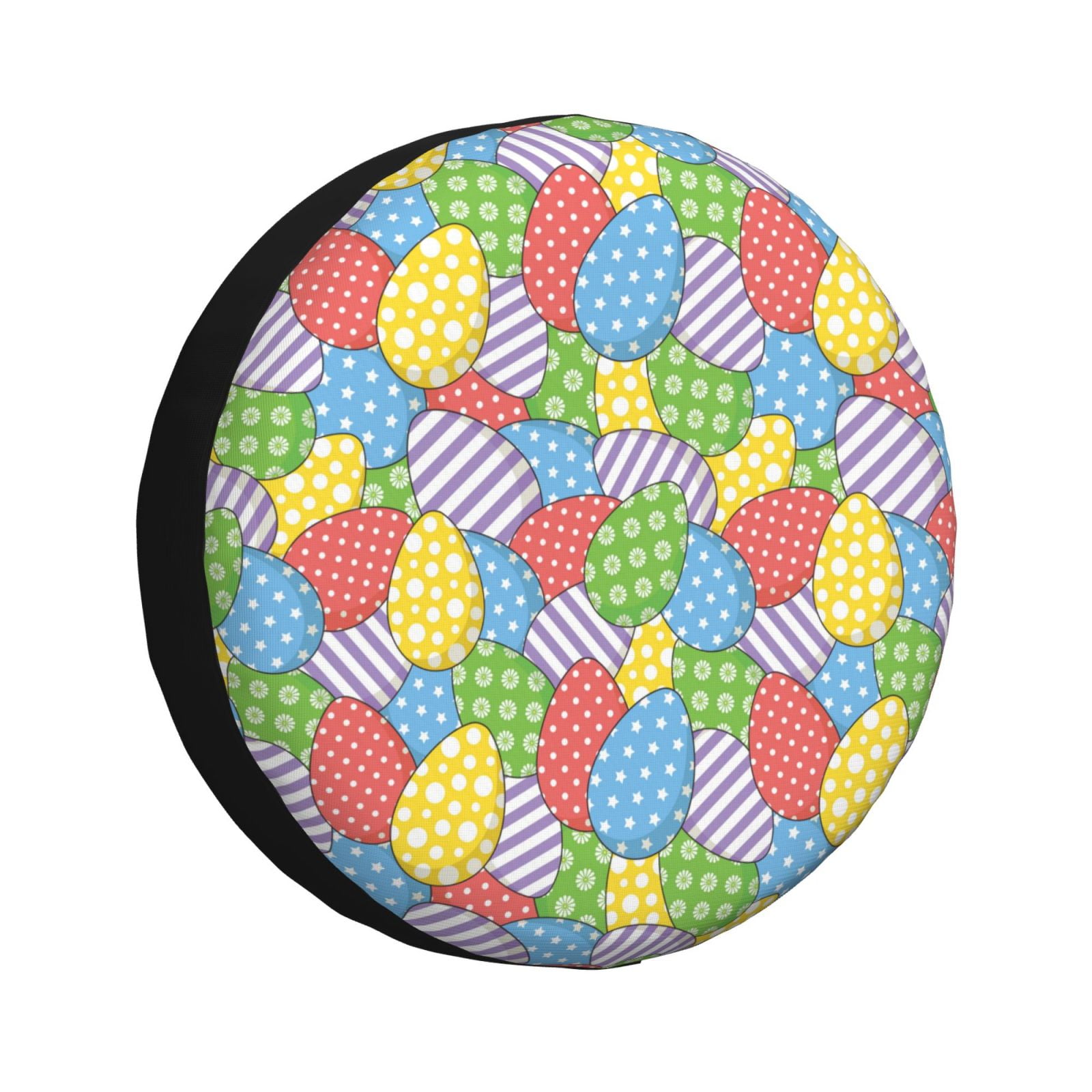Honeii Colorful Easter eggs Print Tire Covers, Waterproof Anti-UV Sun ...