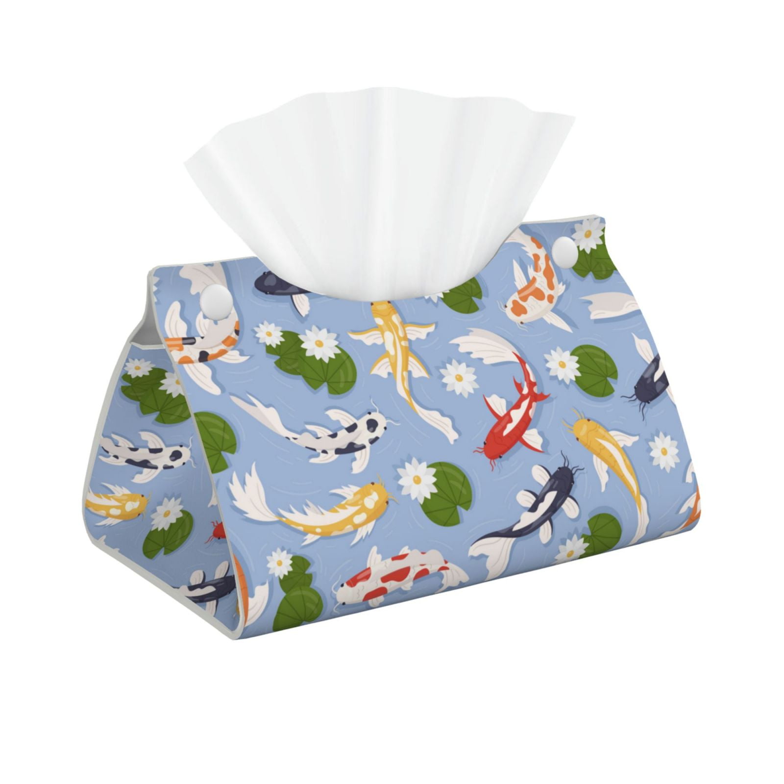 Honeii Colorful Koi Fish for Tissue Box Cover/Holder - Covers ...