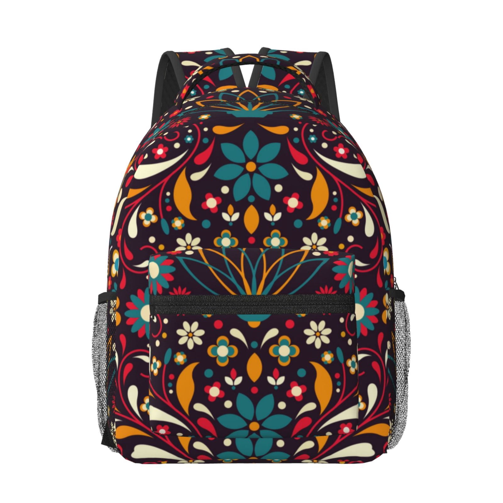 Honeii Colorful Mexican2 Print Backpack for School,15.6 inch Laptop ...