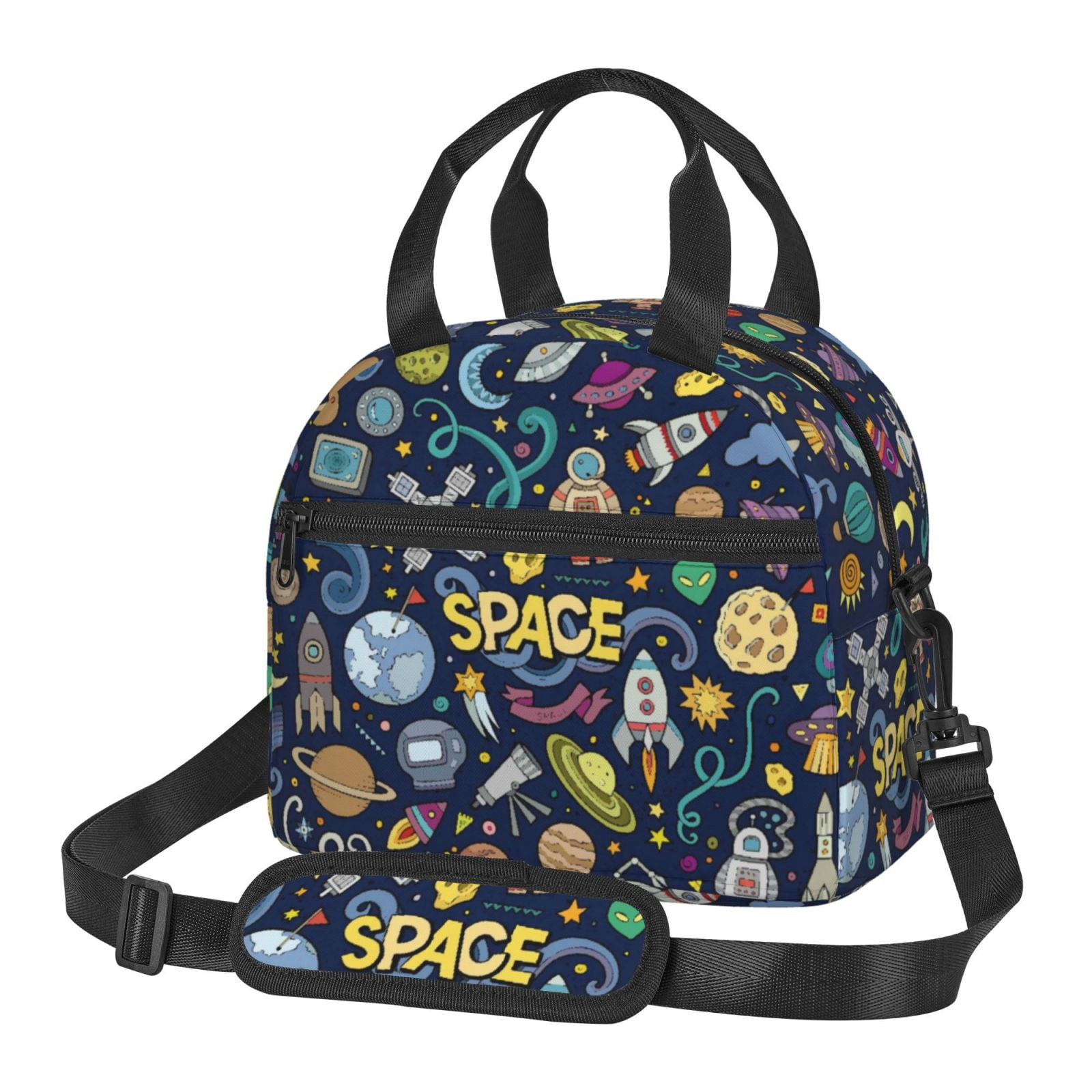 Honeii Colorful Space for Insulated Lunch Box, Lunch Bag Lunch Cag for ...