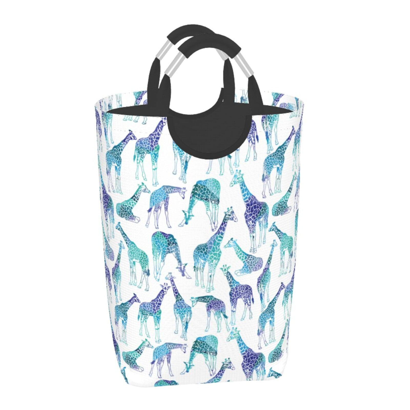 Honeii Cool Giraffe Print Laundry Hamper Collapsible Laundry Baskets ...