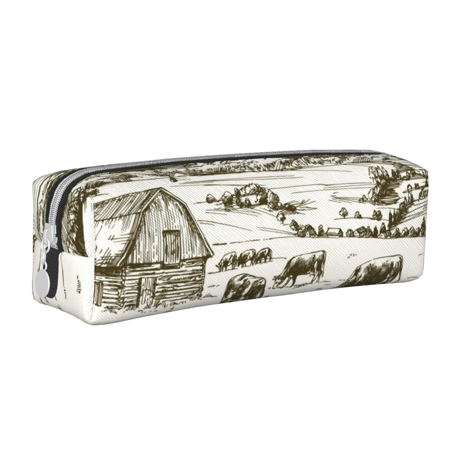 Honeii Cows Grazing On The Meadow 1 Pattern Pencil Case, Pencil Pouch ...