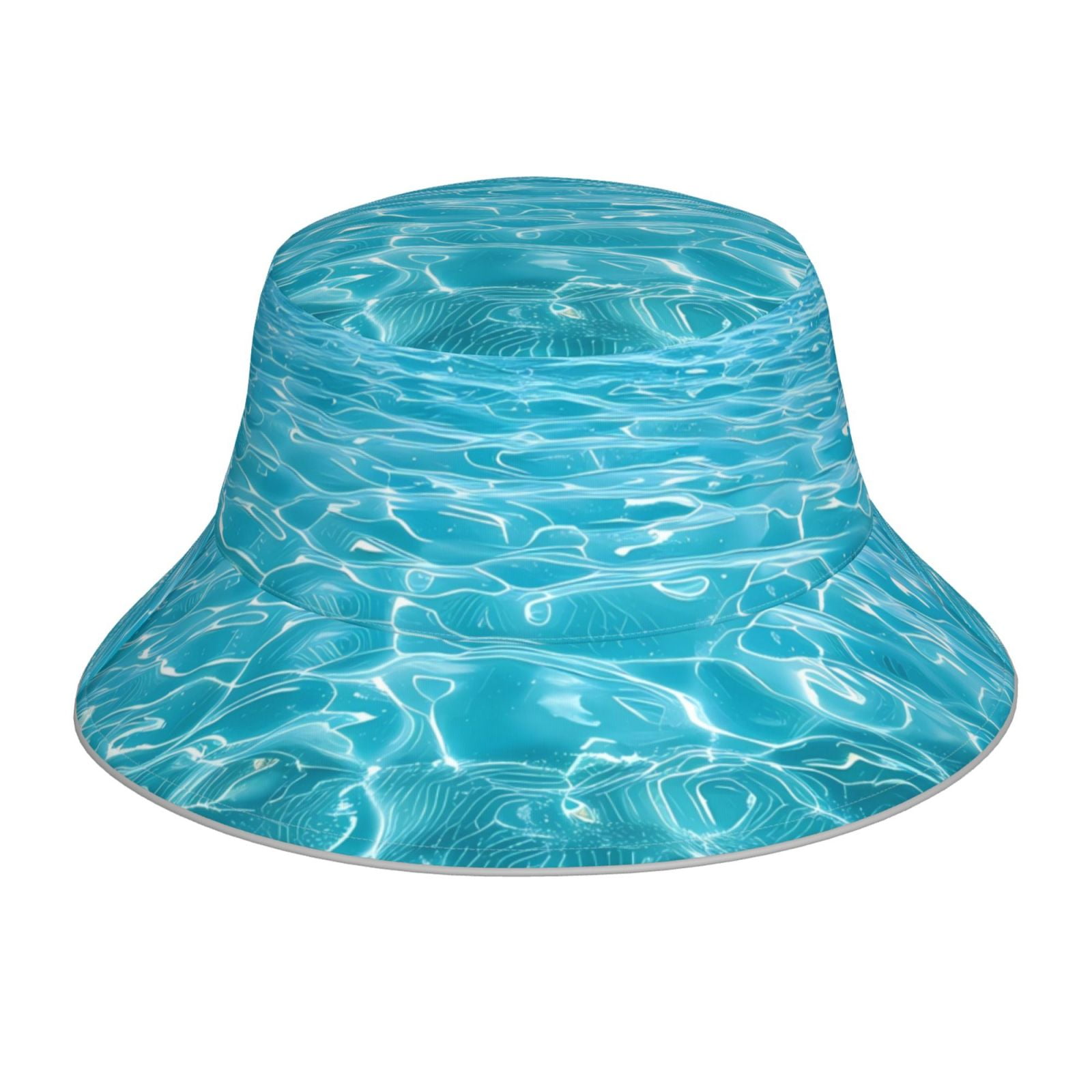 Honeii Crystal Clear Ocean Waves for Unisex Bucket Hat Waterproof Rain ...