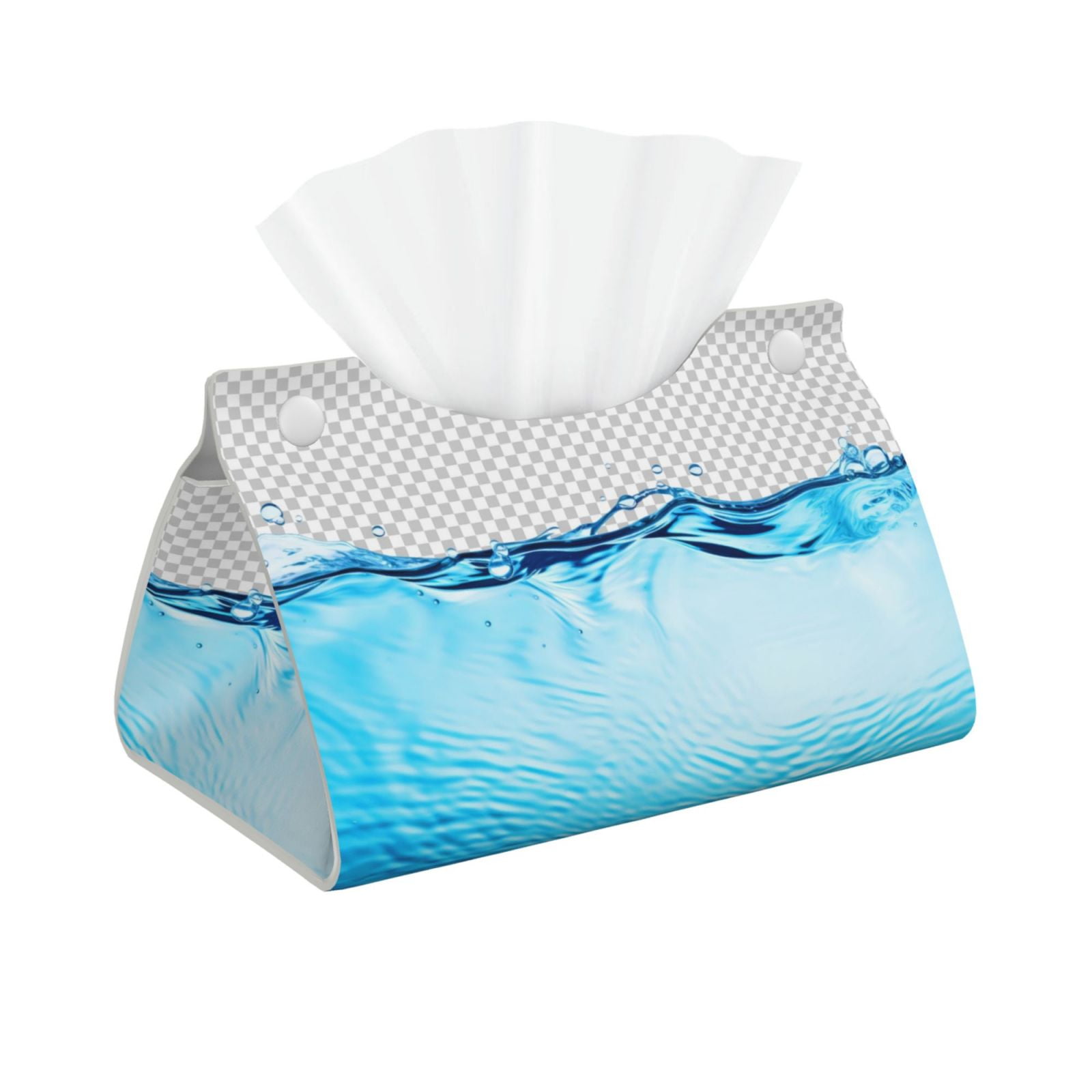 Honeii Crystal Clear Water Splash for Tissue Box Cover/Holder - Covers ...