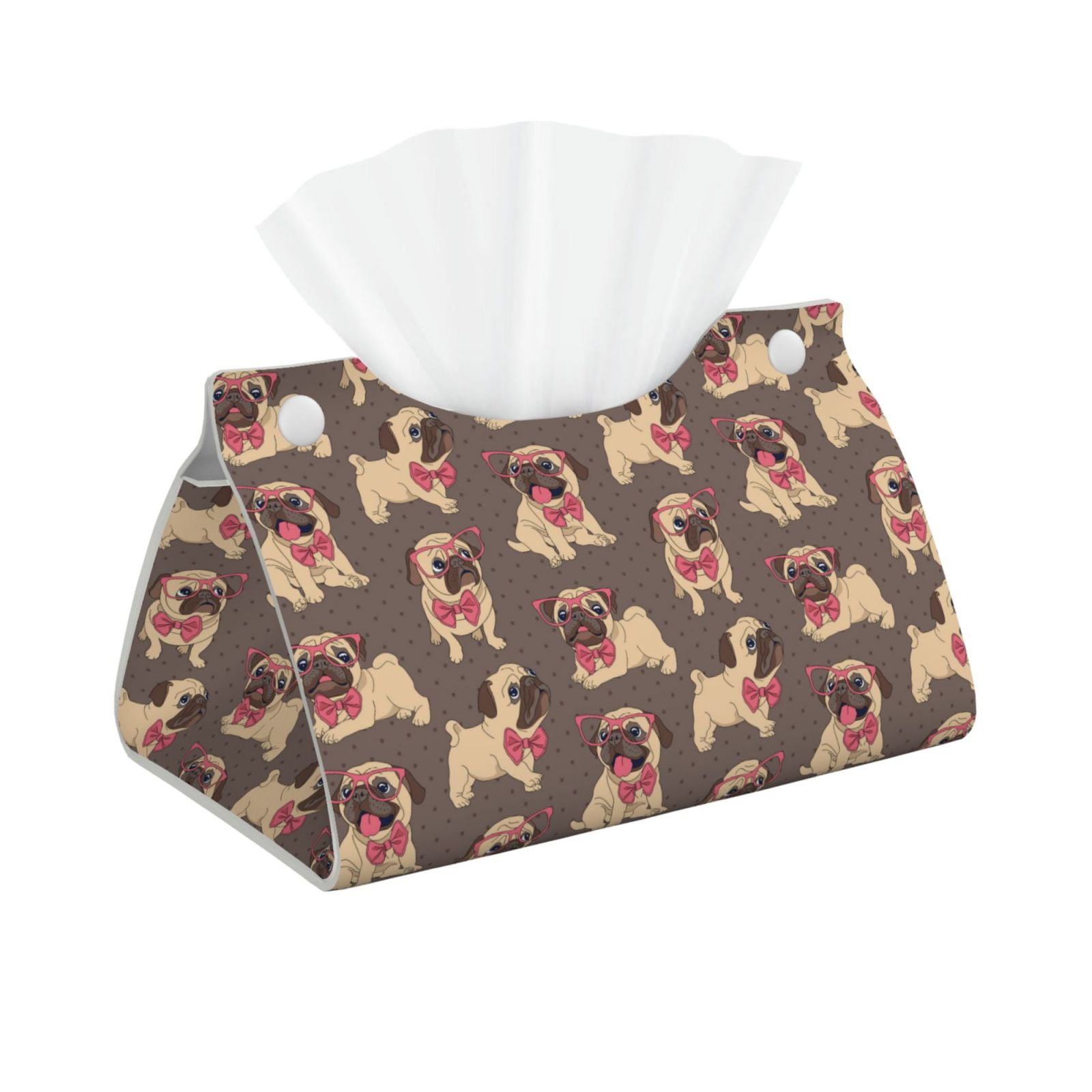 Honeii Cut Pug for Tissue Box Cover/Holder - Covers Rectangular Shaped ...