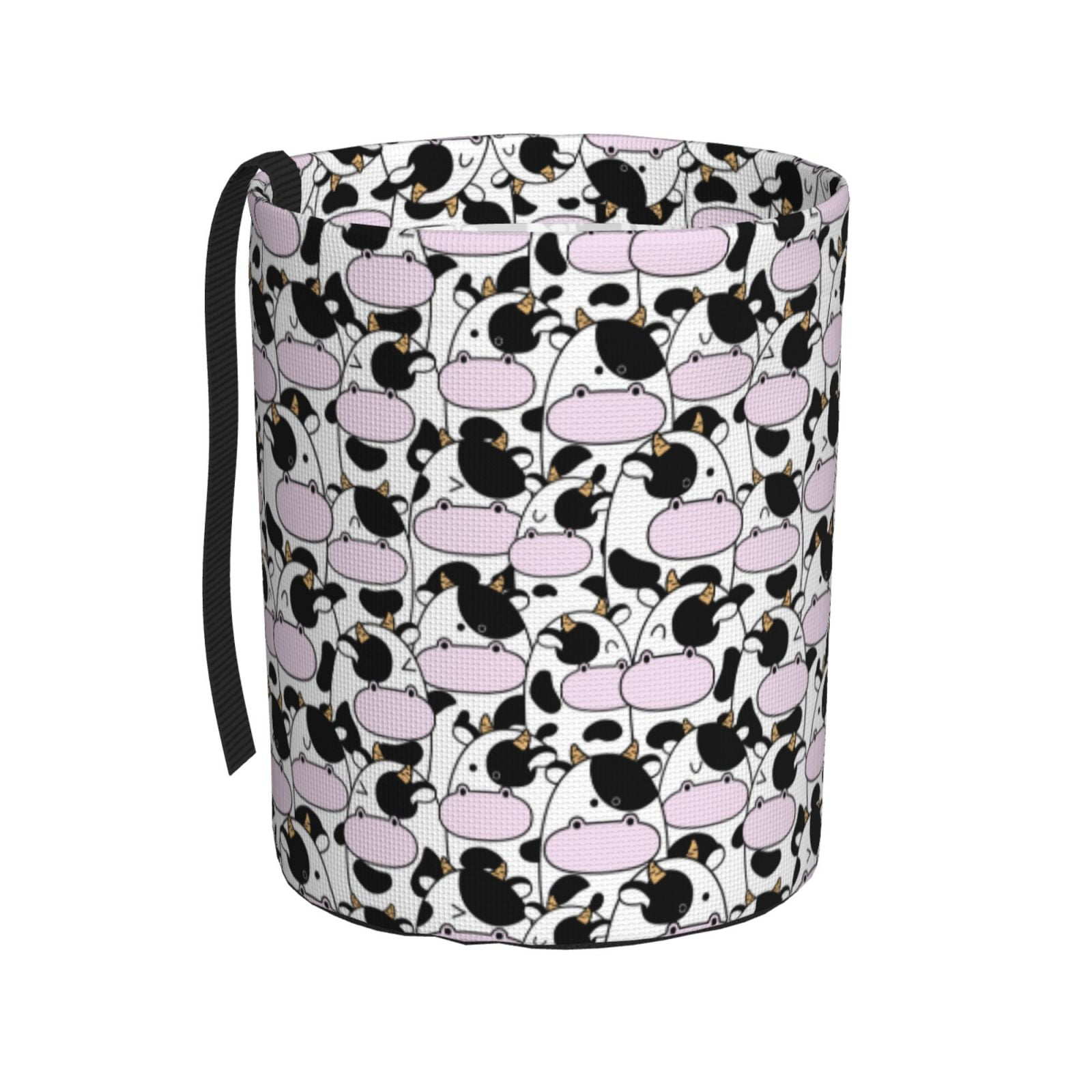 Honeii Cute Animal with Cow Print Waterproof Car Trash Can,Waterproof ...