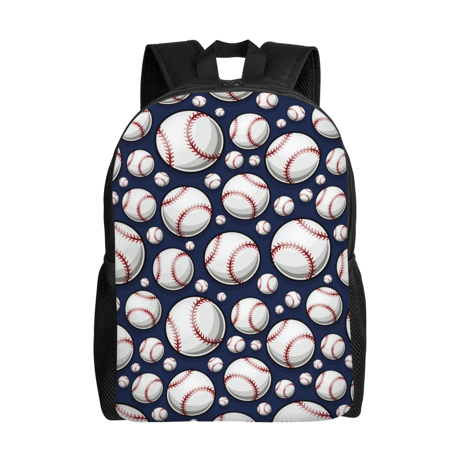 Honeii Cute Basebal Print Laptop Backpack for Work, College, Travel ...