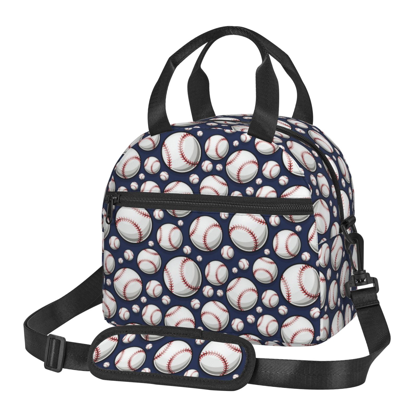 Honeii Cute Basebal for Insulated Lunch Box, Lunch Bag Lunch Cag for ...