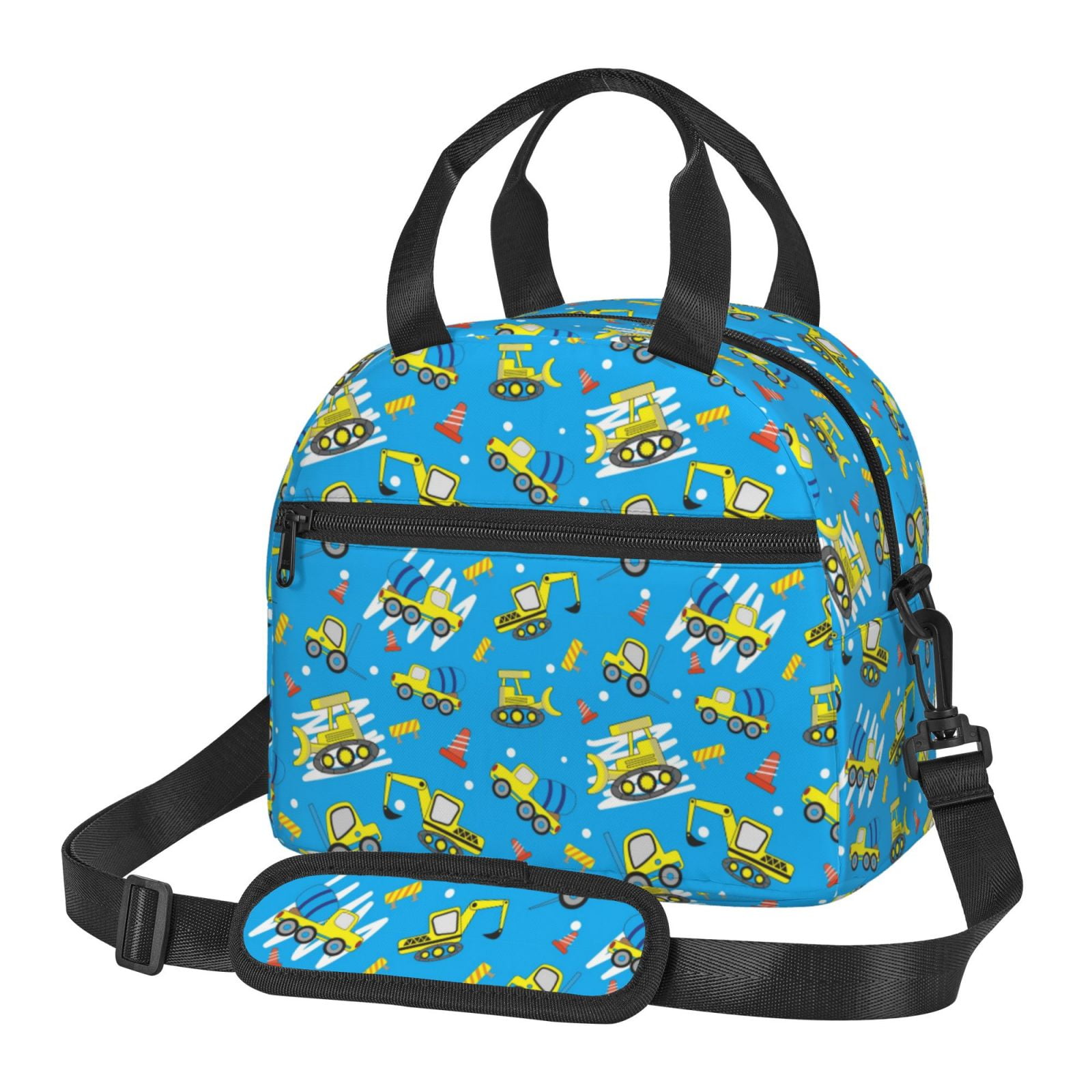 Honeii Cute Car Cartoon for Insulated Lunch Box, Lunch Bag Lunch Cag ...