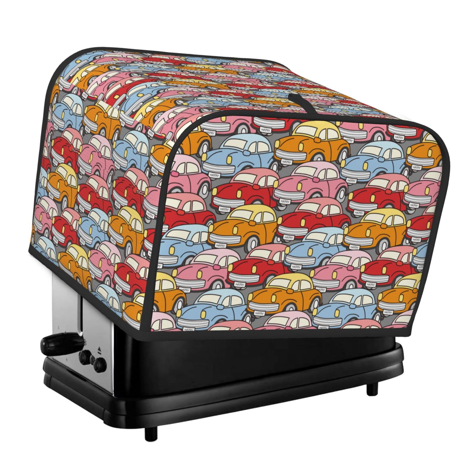 Honeii Cute Cars Print 4 slice Toaster Cover, Two Slice Toaster Dust ...