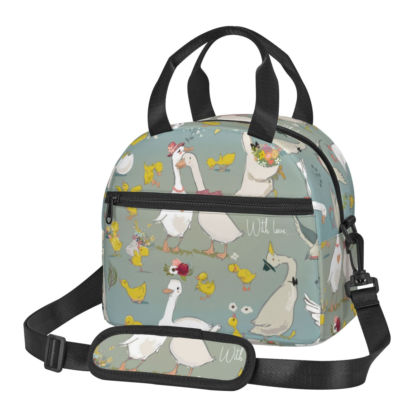 Honeii Cute Farm Birds for Insulated Lunch Box, Lunch Bag Lunch Cag for ...