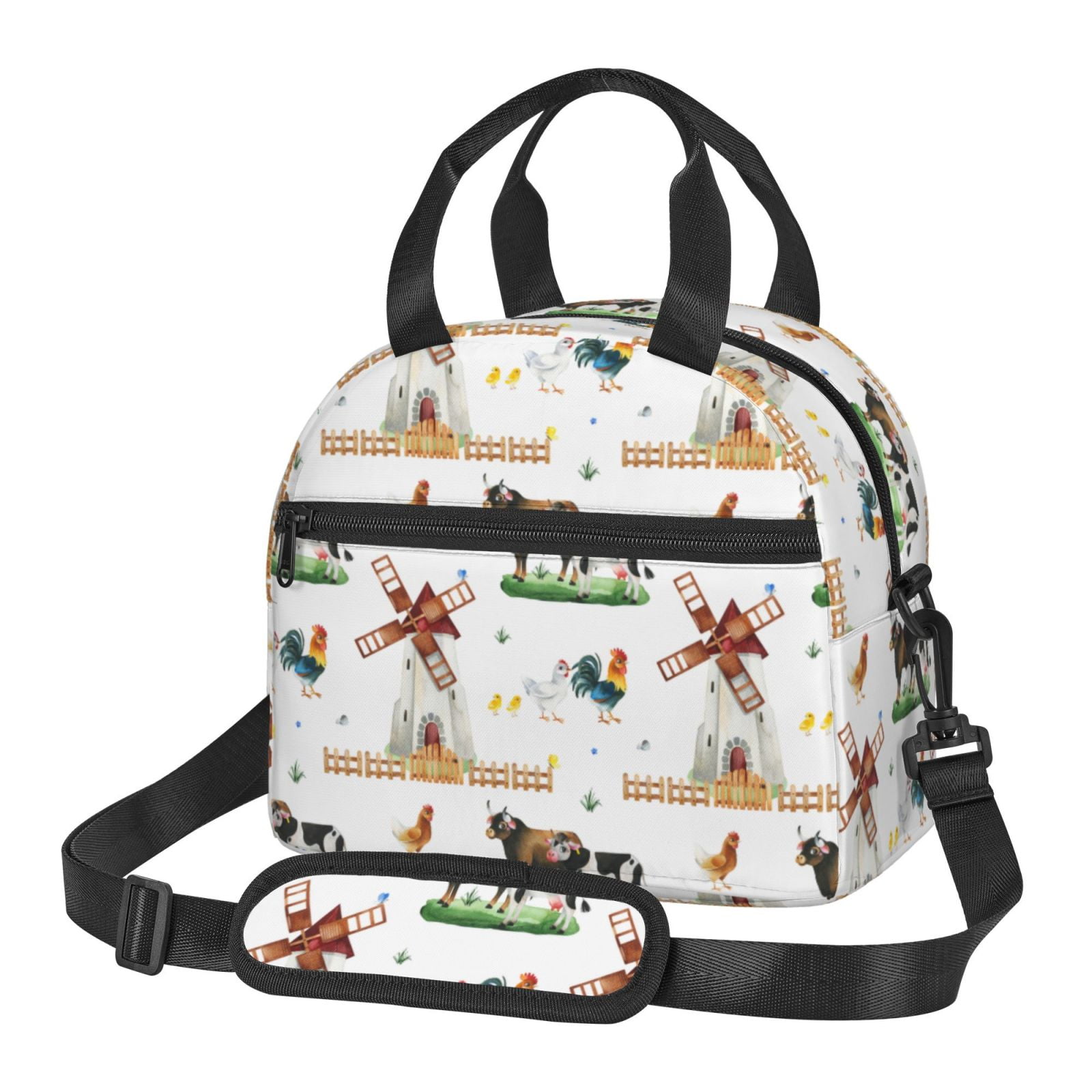 Honeii Cute Farm for Insulated Lunch Box, Lunch Bag Lunch Cag for Both ...