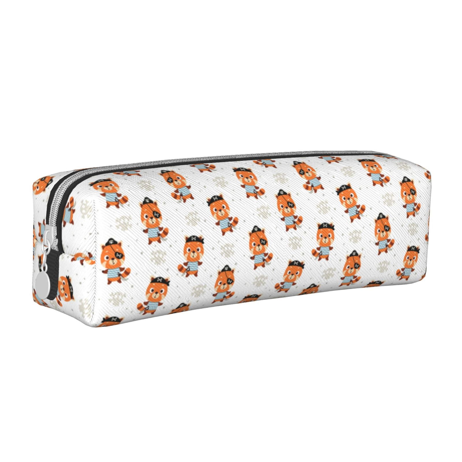 Honeii Cute Little Pirate Red Panda Pattern Pencil Case, Pencil Pouch ...