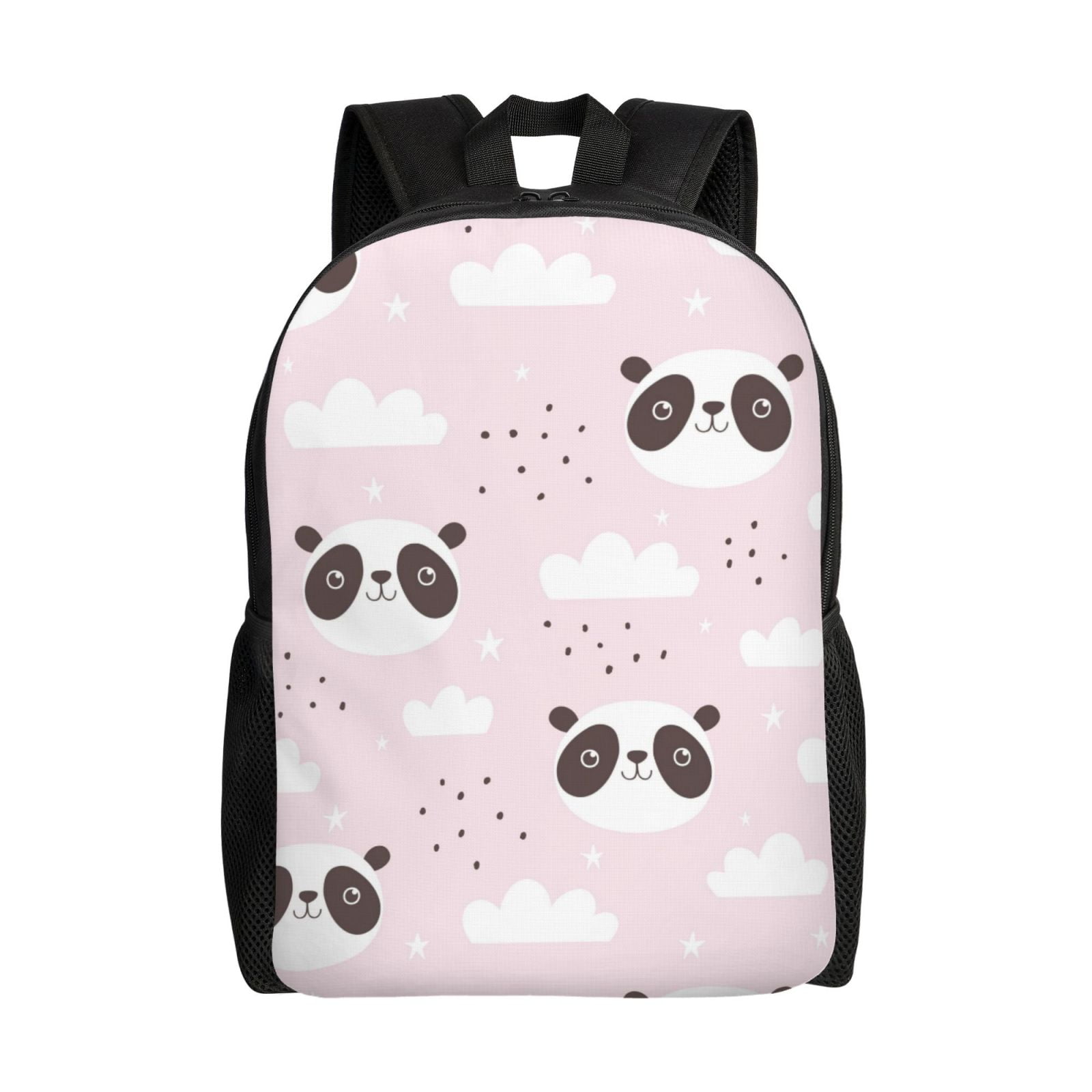 Honeii Cute Panda Print Laptop Backpack for Work, College, Travel ...