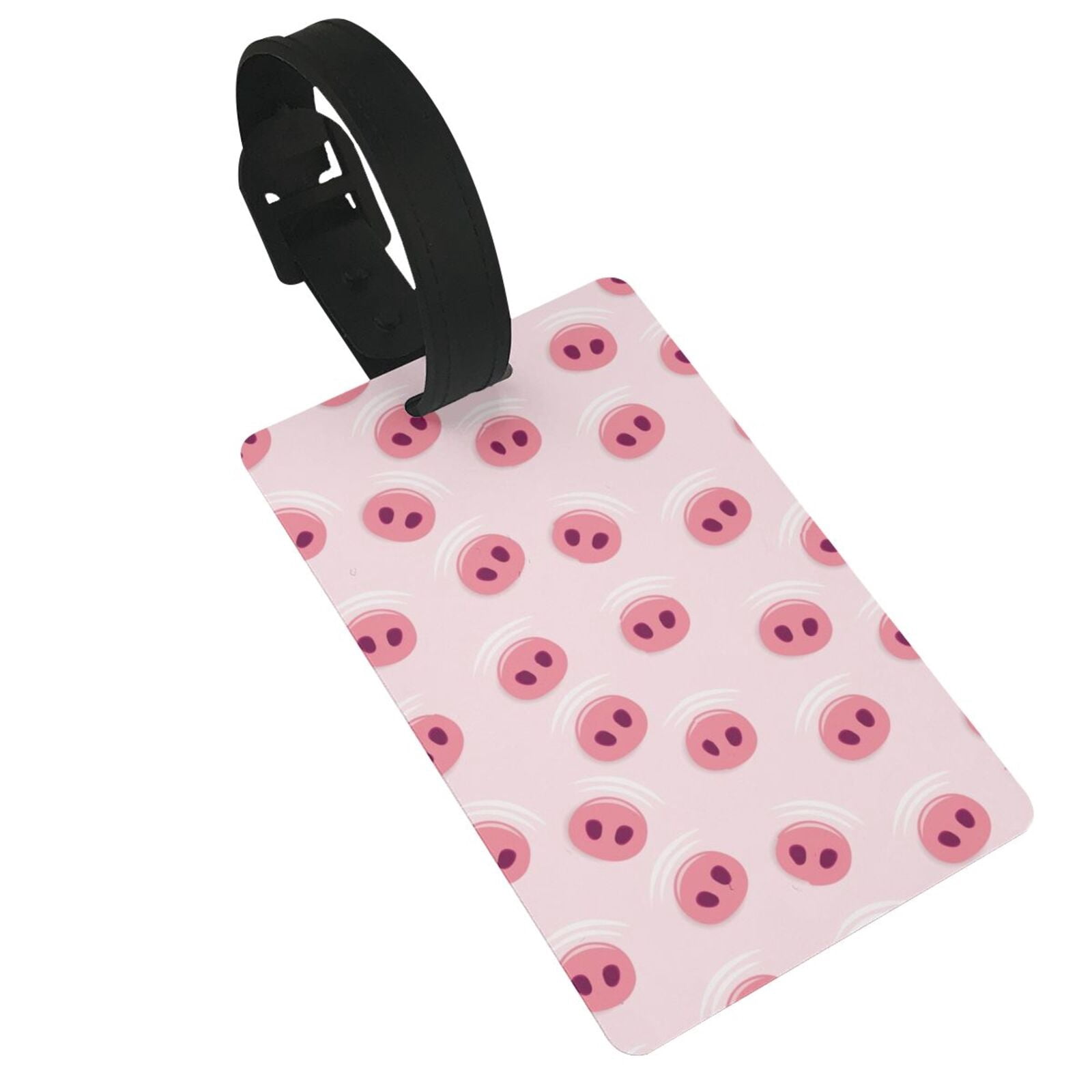 Honeii Cute Pig Nose Print Luggage Tags for Suitcases, Airplane Travel ...