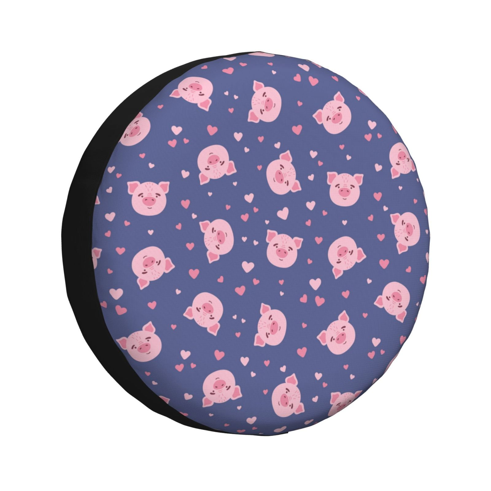 Honeii Cute Pig Print Tire Covers, Waterproof Anti-UV Sun Snow Rain ...