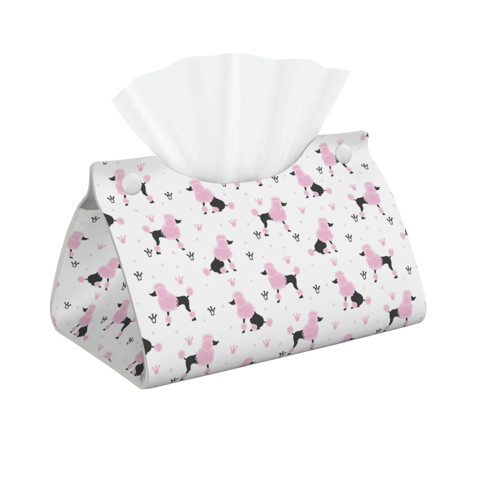 Honeii Cute Poodle Dog for Tissue Box Cover/Holder - Covers Rectangular ...