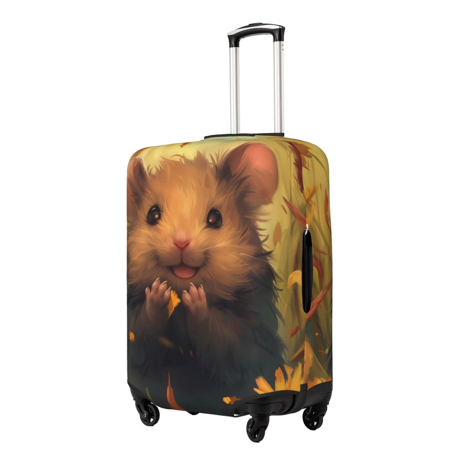 Honeii Cute Sunflower Guinea Pig Elastic Luggage Cover, featuring ...
