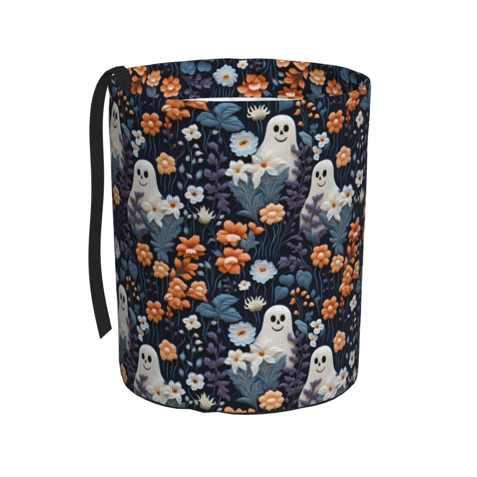 Honeii Cute ghost in the flowers Print Waterproof Car Trash Can ...