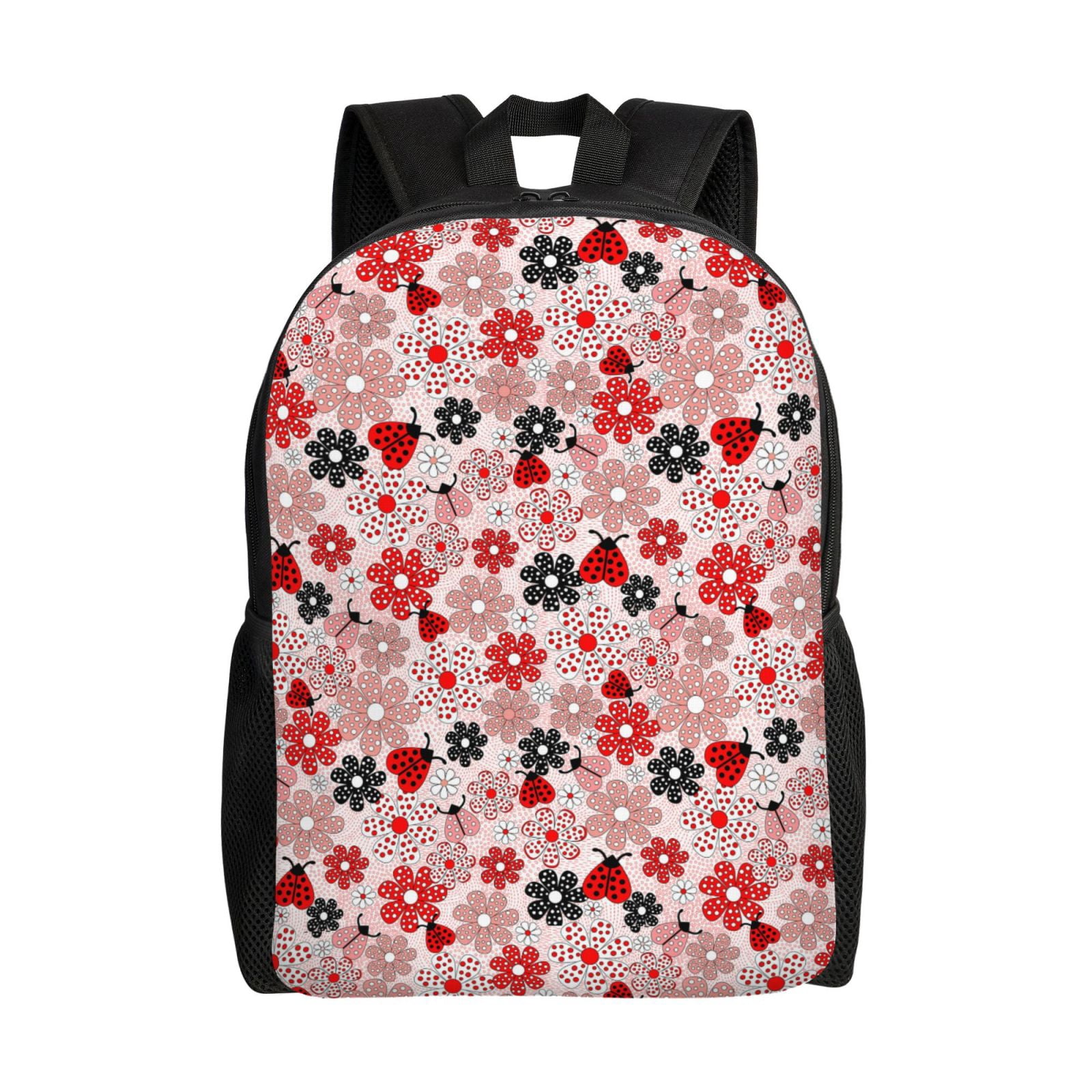 Honeii Cute ladybugs red Print Laptop Backpack for Work, College ...