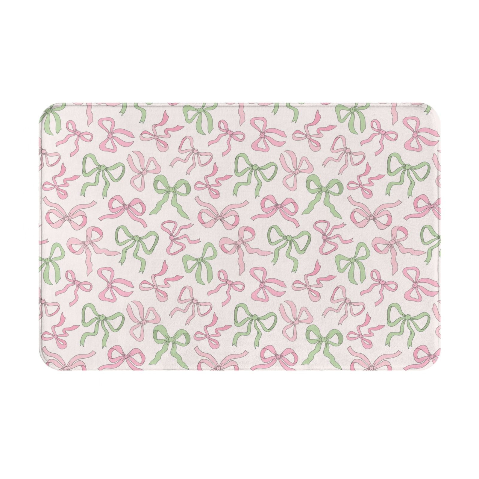 Honeii Cute ribbons set Pattern Door Mat, Welcome Door Mats Outdoor ...