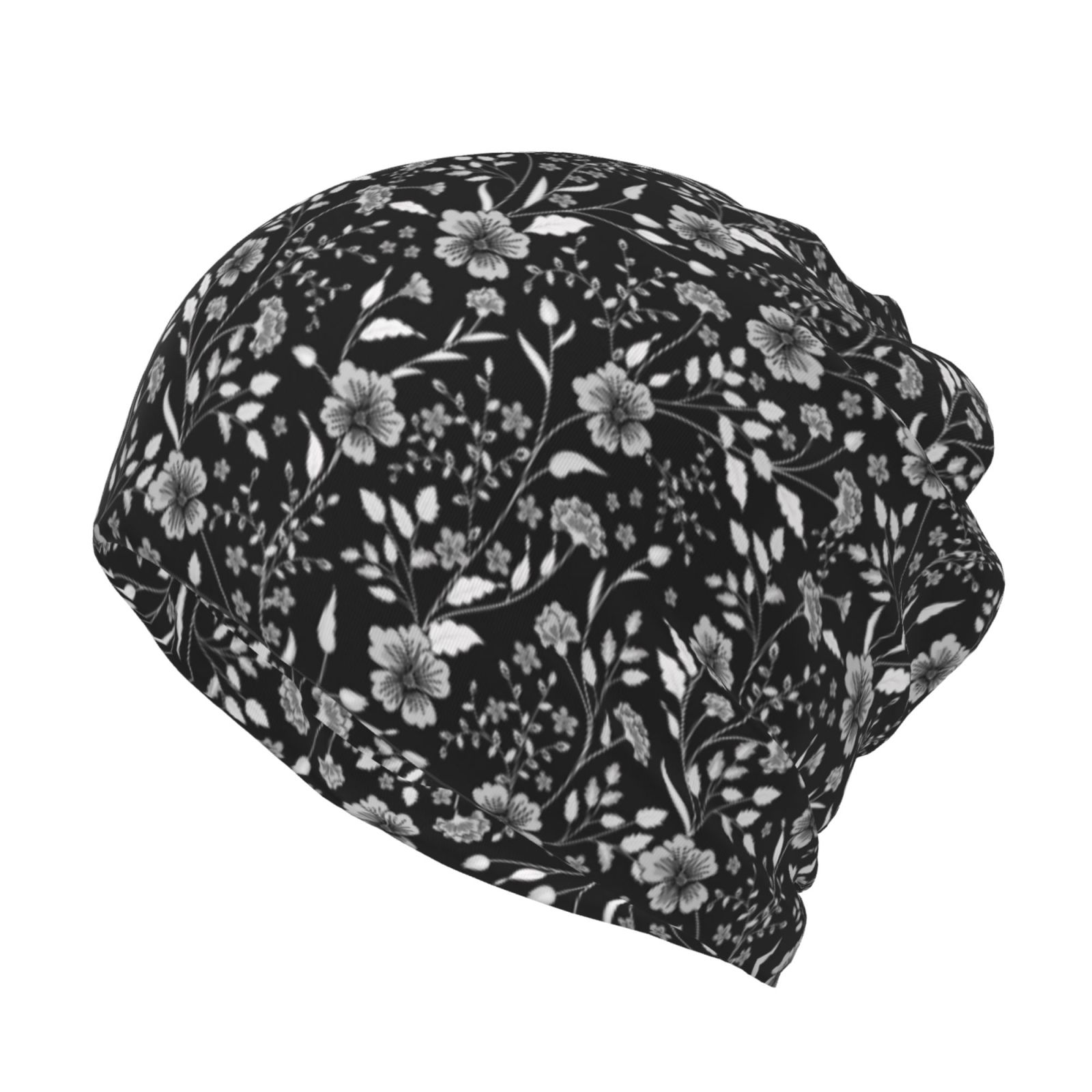 Honeii Daisies Flowers Print Winter Beanie Daily Hat - Thermal Polar ...