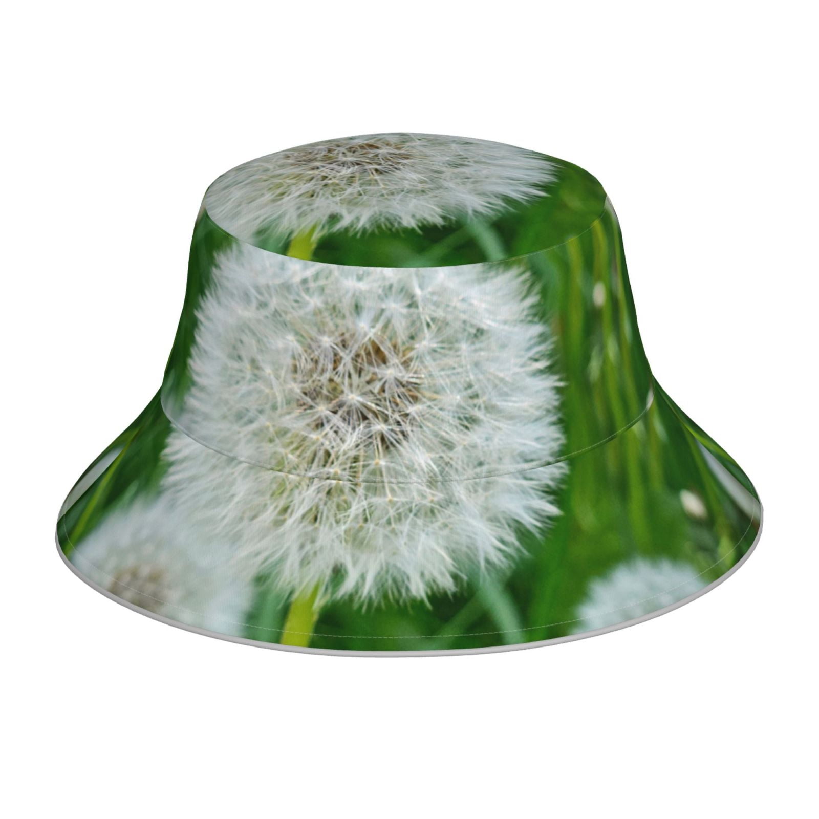 Honeii Dandelion Flower In The Meadow for Unisex Bucket Hat Waterproof ...