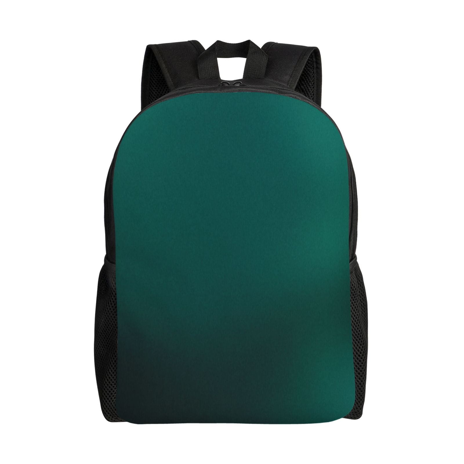 Honeii Dark teal green Print Laptop Backpack for Work, College, Travel ...