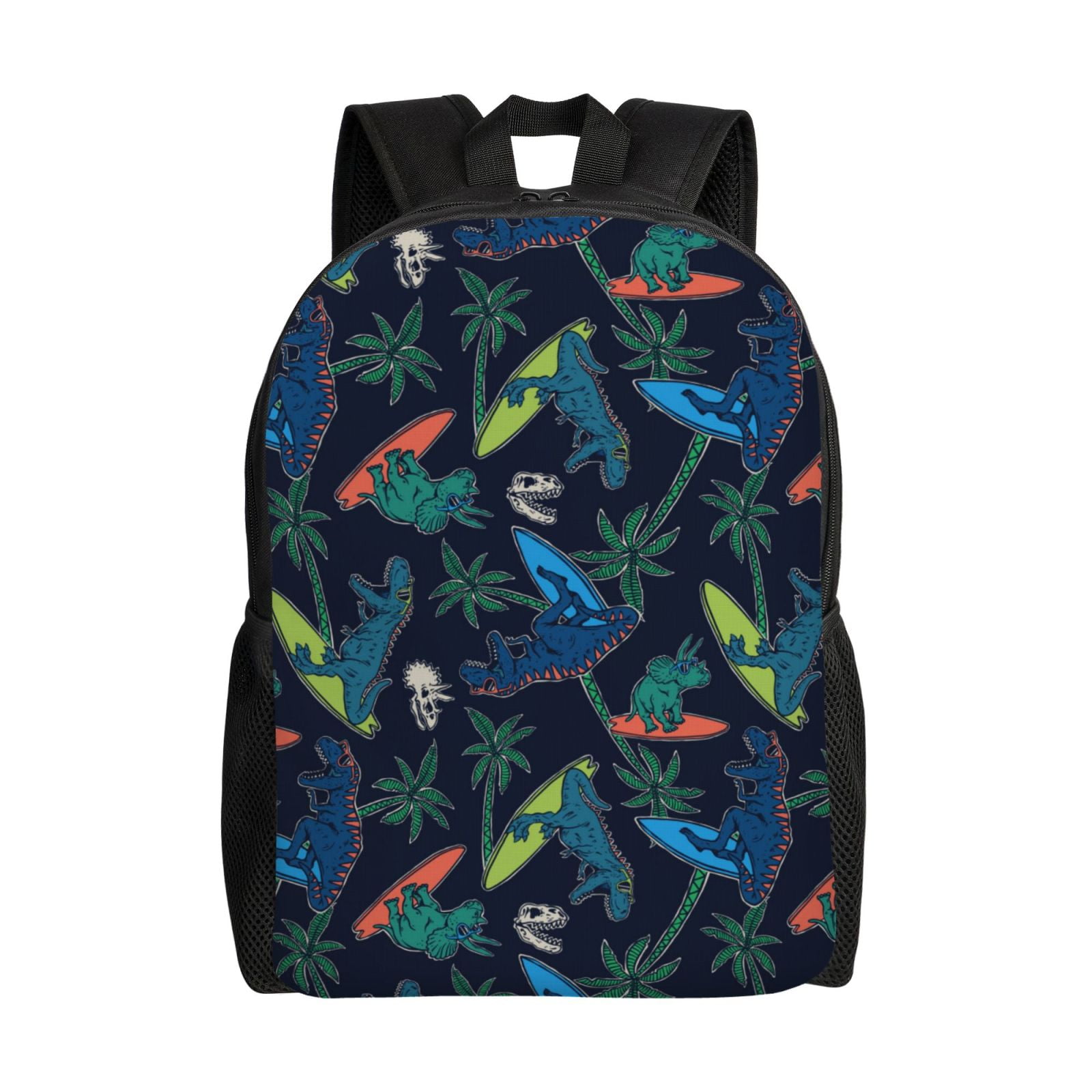 Honeii Dinosaur Print Laptop Backpack for Work, College, Travel, Daily ...