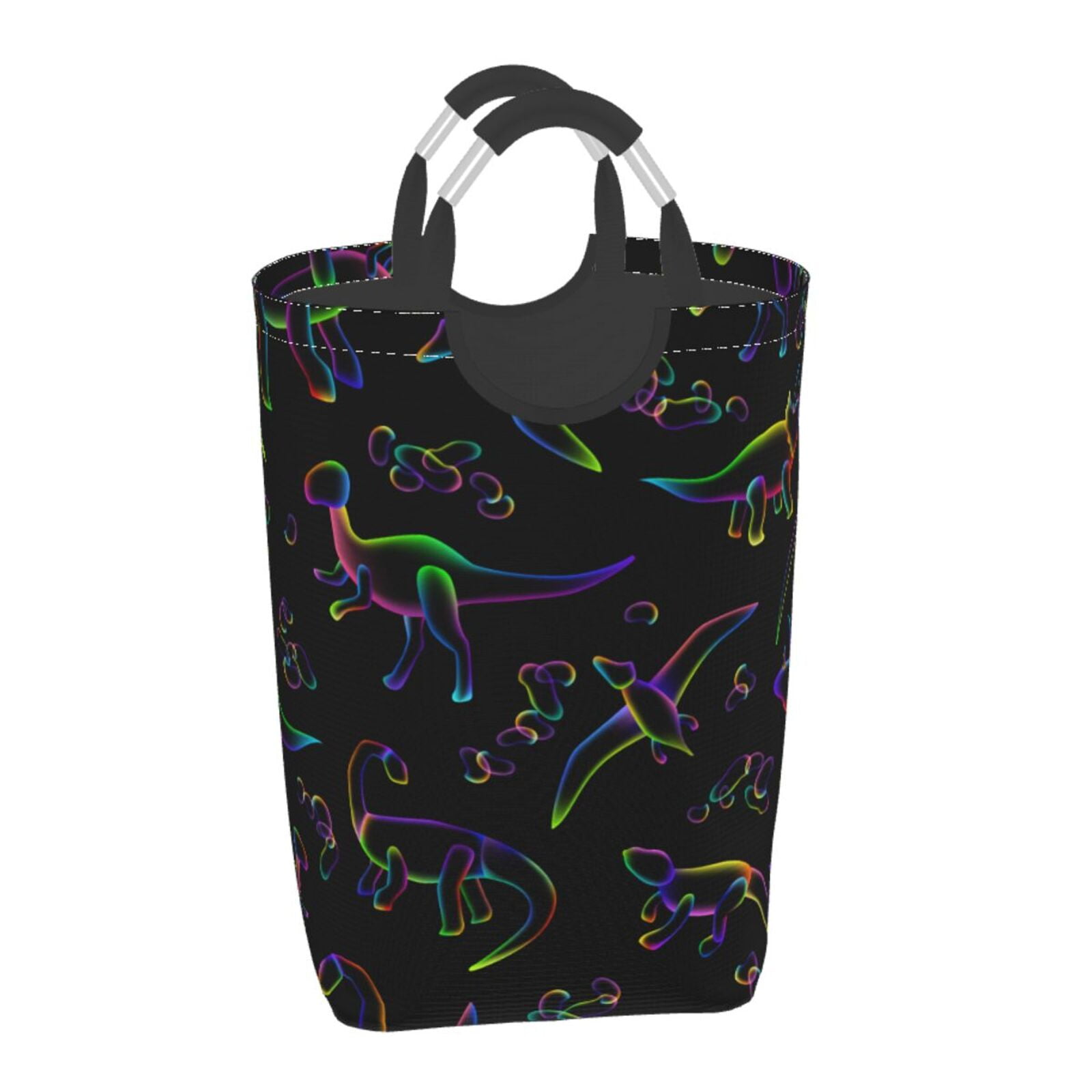 Honeii Dinosaur Print Laundry Hamper Collapsible Laundry Baskets ...