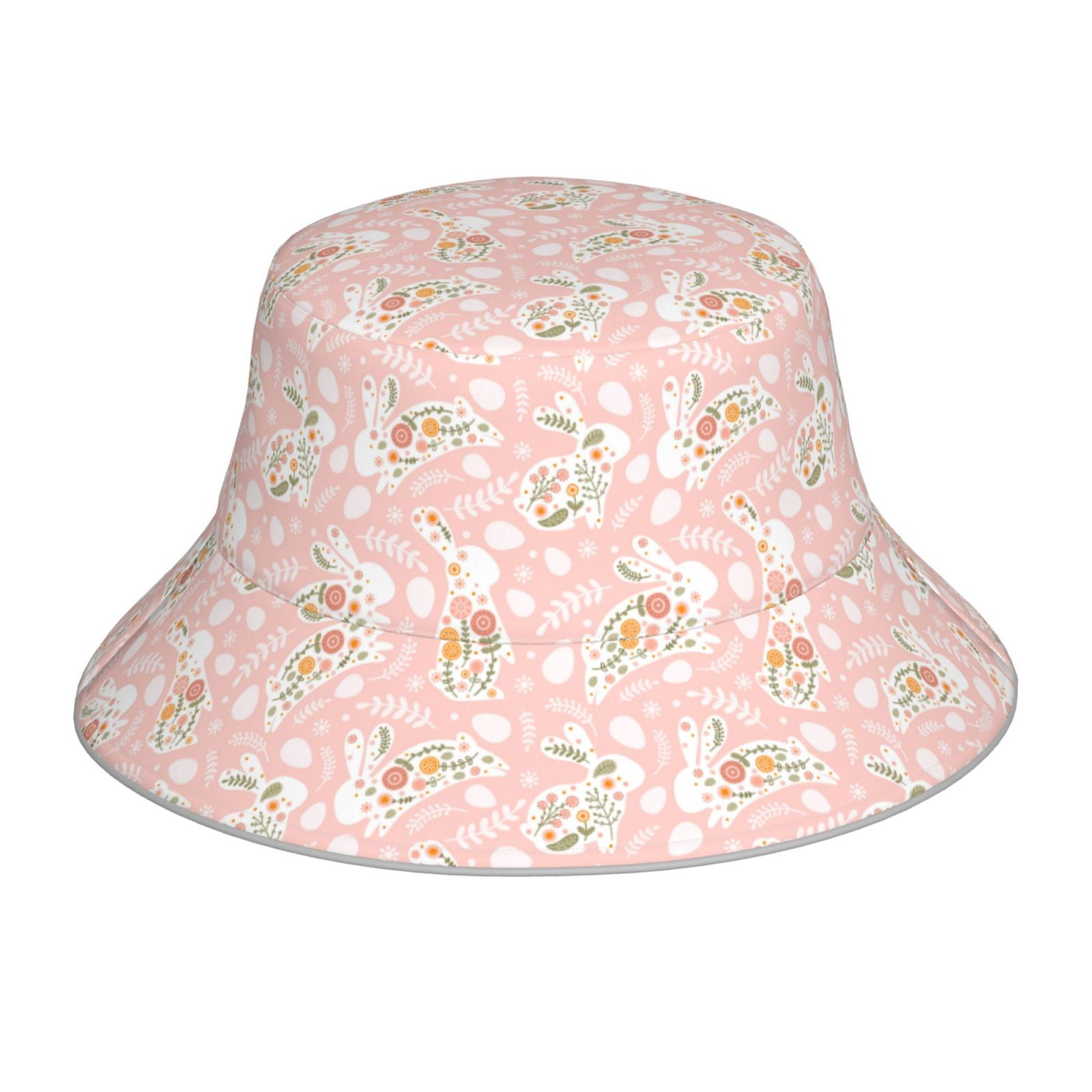 Honeii Easter Bunny for Unisex Bucket Hat Waterproof Rain Hat ...