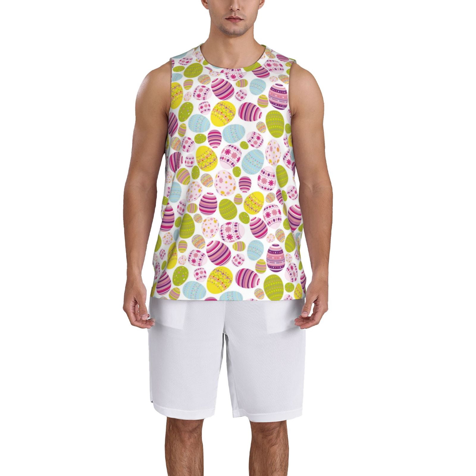 Honeii Easter Egg print basktball shirt for men and women, Unisex ...