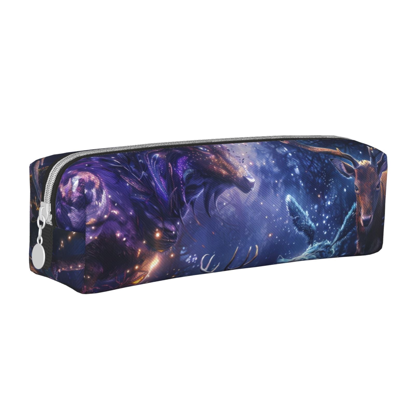 Honeii Enchanted Forest Stag Gathering Pattern Pencil Case, Pencil ...