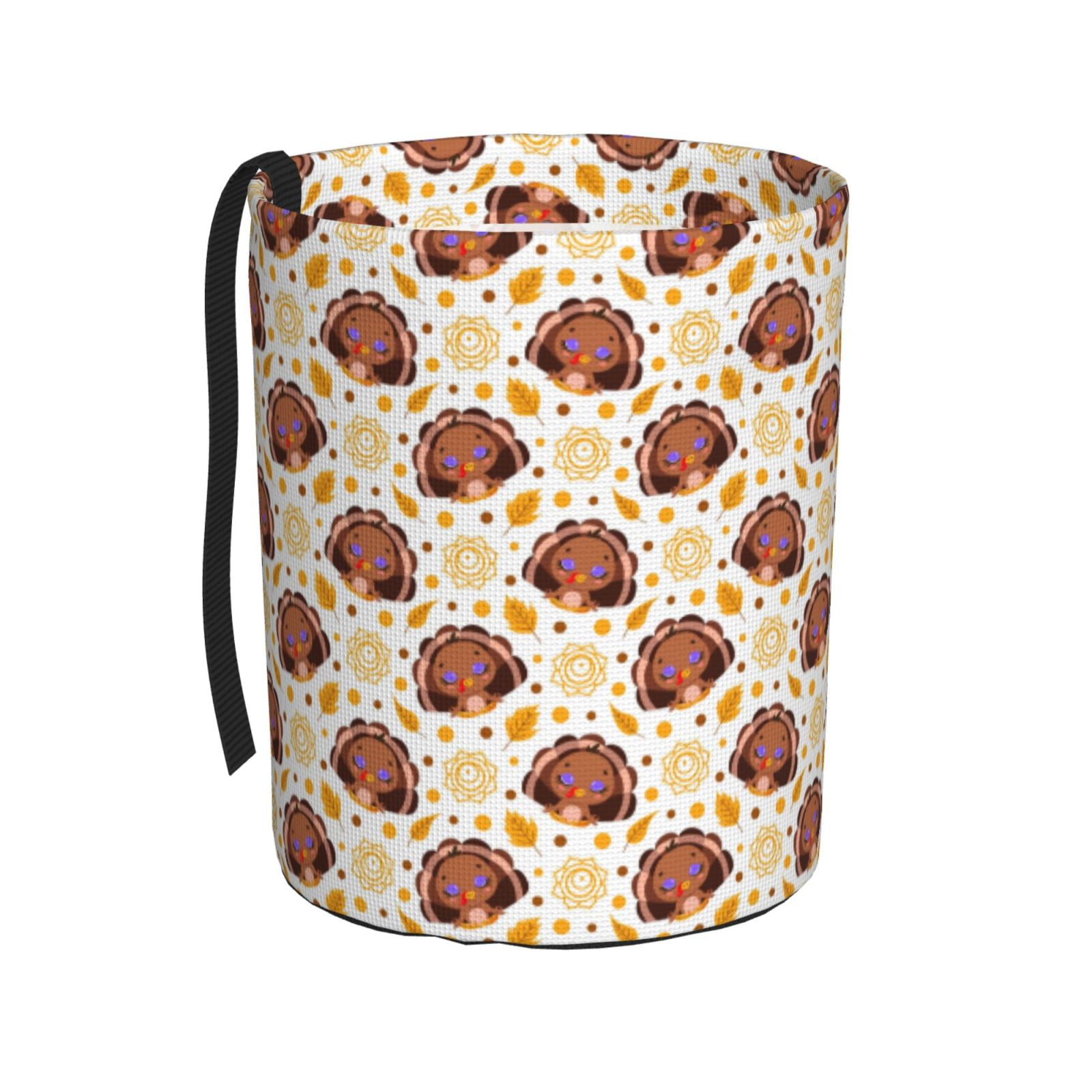 Honeii Fall Turkey Print Waterproof Car Trash Can,Waterproof Portable ...