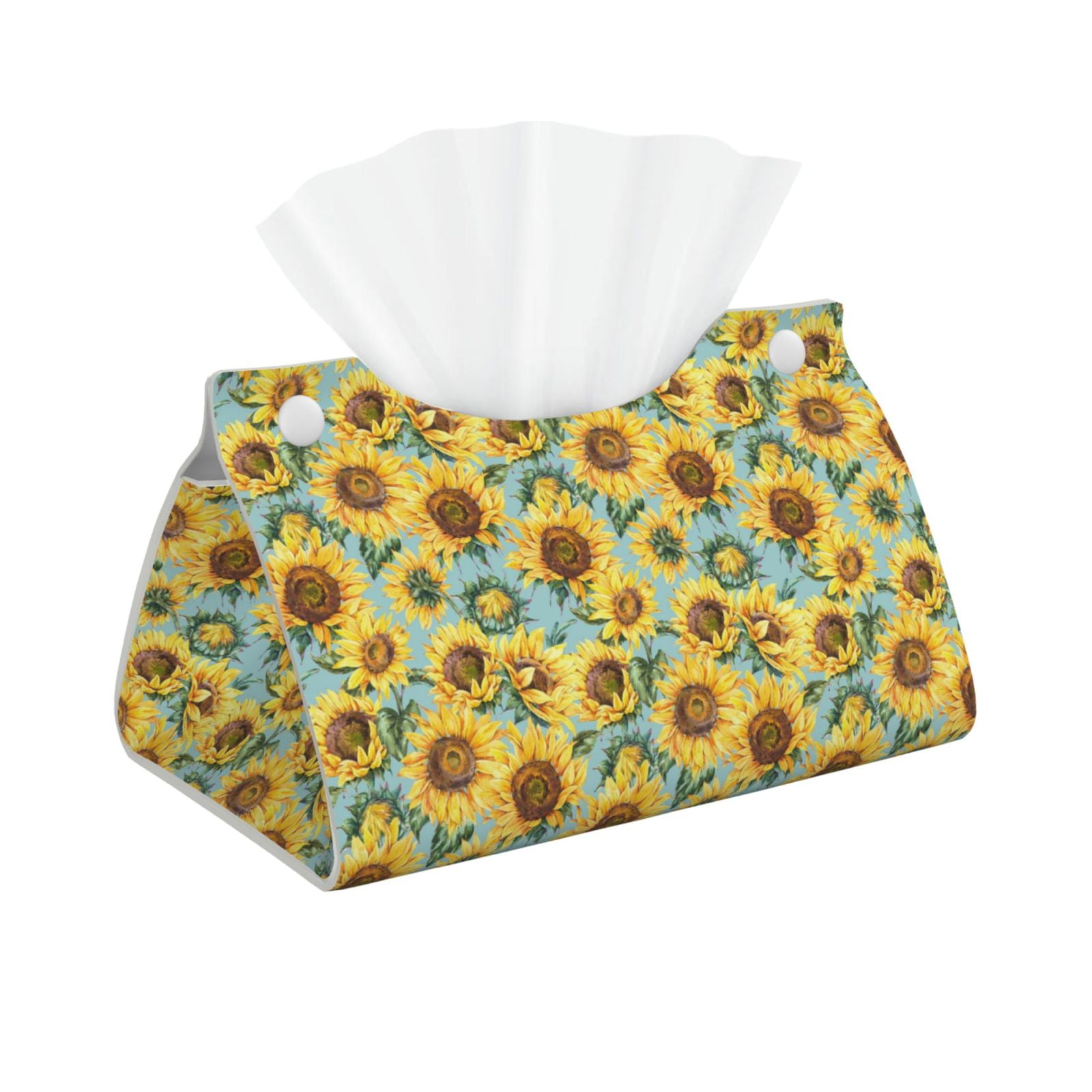 Honeii Farmhouse Sunflower for Tissue Box Cover/Holder - Covers ...