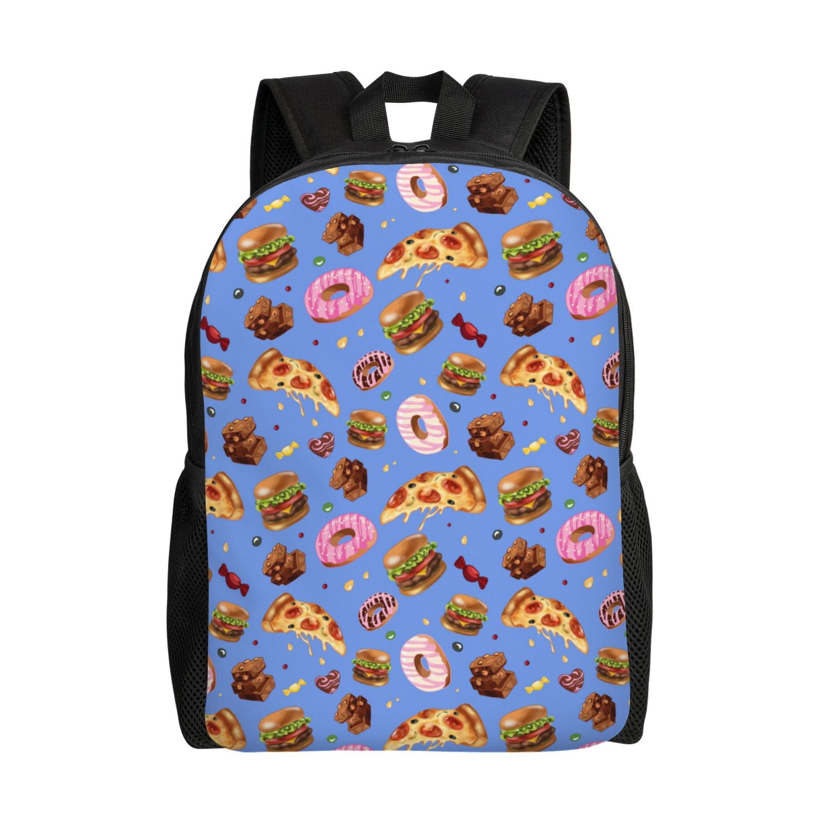 Honeii Fastfoods Print Laptop Backpack for Work, College, Travel, Daily ...