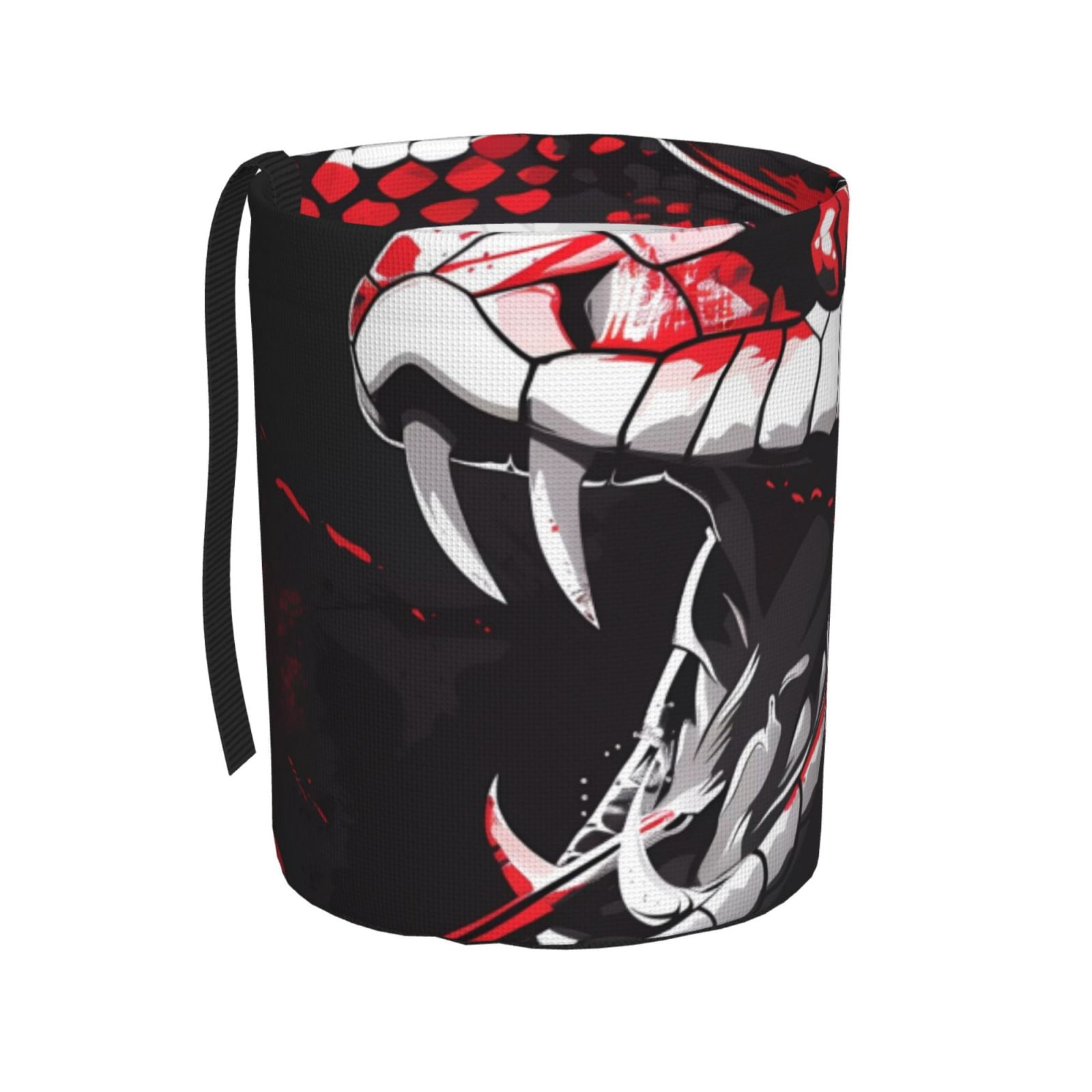 Honeii Fierce Red Viper Graphic Art Print Waterproof Car Trash Can ...