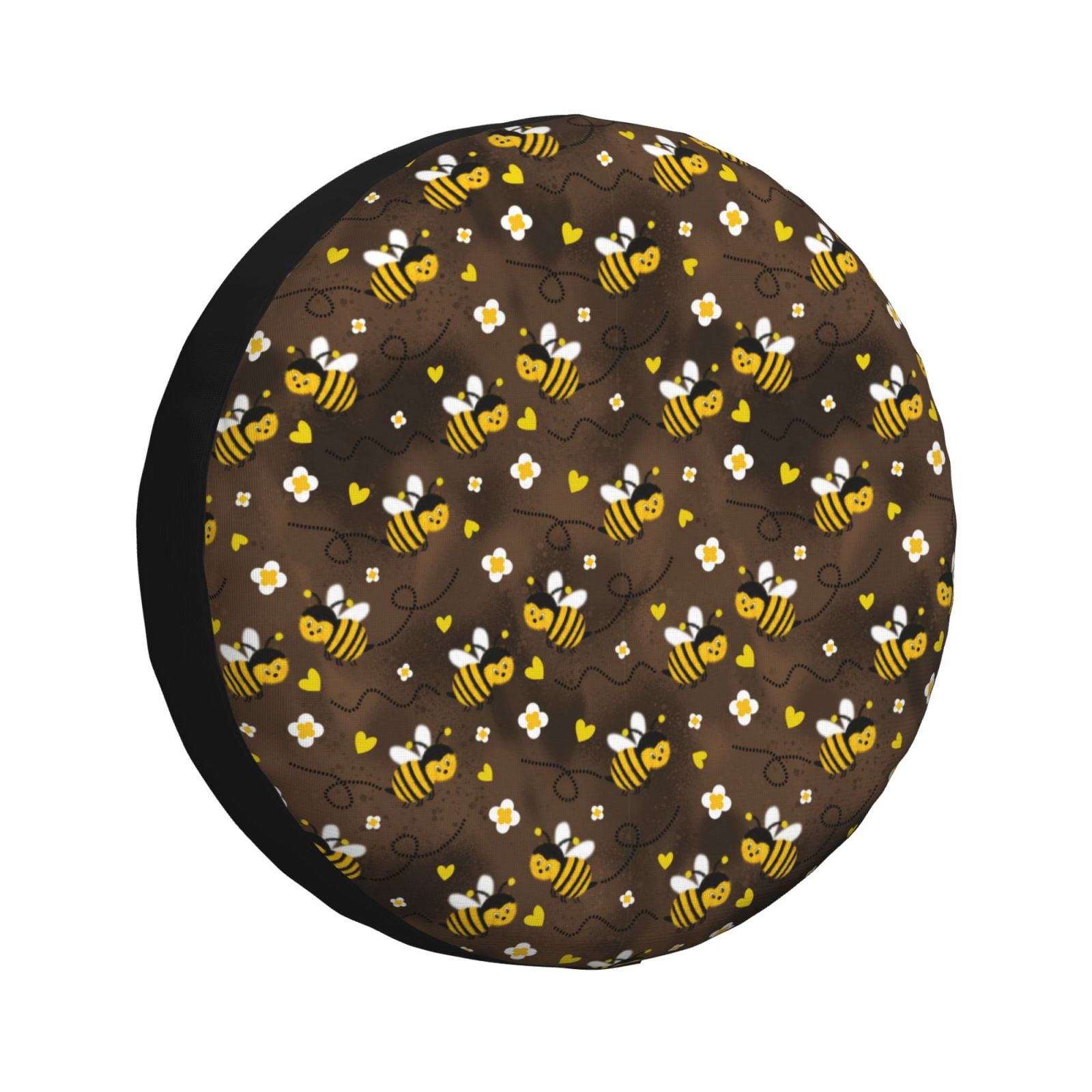 Honeii Flying Furry Honey Bees Print Tire Covers, Waterproof Anti-UV ...