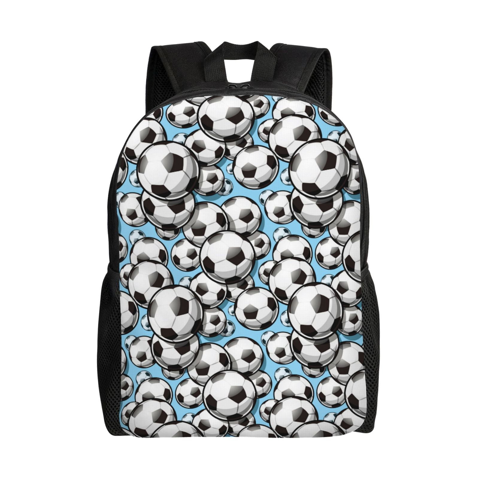 Honeii Football Soccer Ball Print Laptop Backpack for Work, College ...