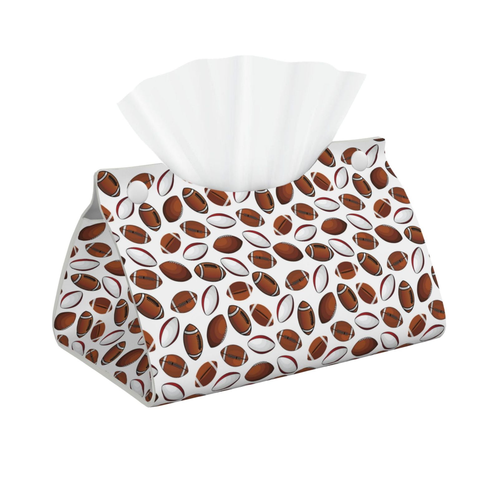 Honeii Football for Tissue Box Cover/Holder - Covers Rectangular Shaped ...