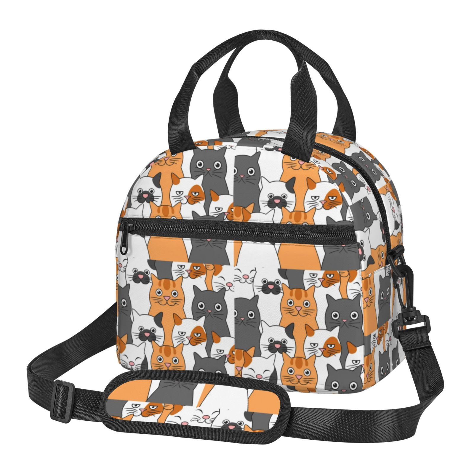 Honeii Funny Cats for Insulated Lunch Box, Lunch Bag Lunch Cag for Both ...
