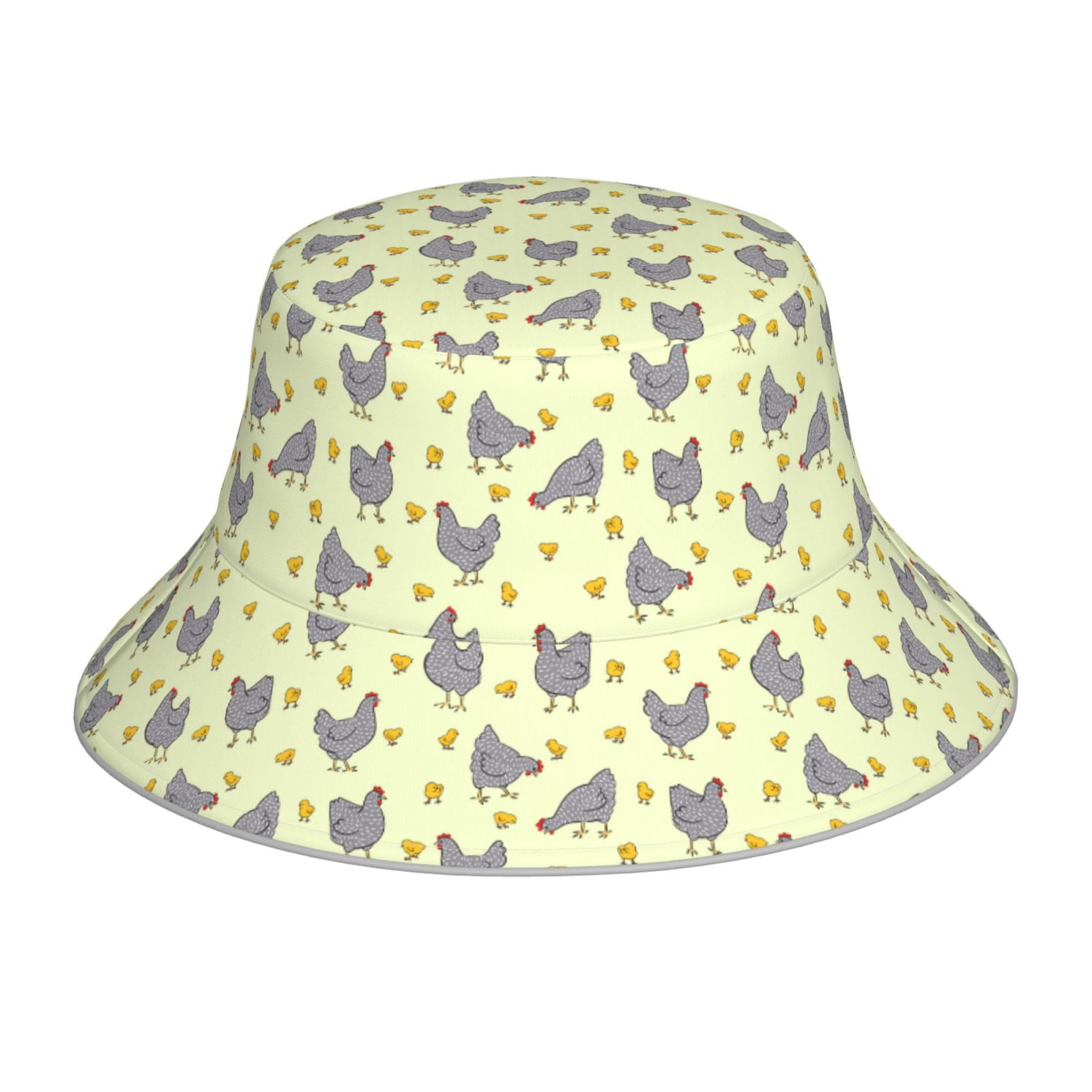 Honeii Funny Chicken for Unisex Bucket Hat Waterproof Rain Hat ...