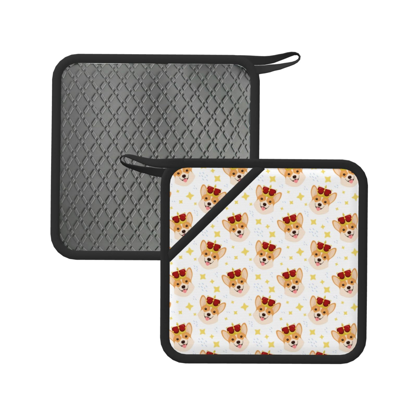 Honeii Funny Corgi for Silicone Trivets for Hot Pots and Pans -Trivet ...