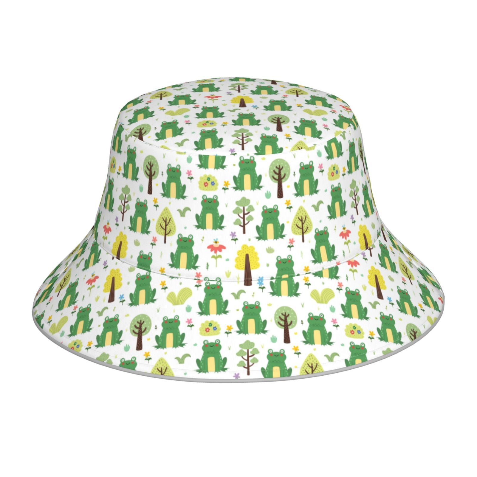 Honeii Funny Toad for Unisex Bucket Hat Waterproof Rain Hat Reversible ...